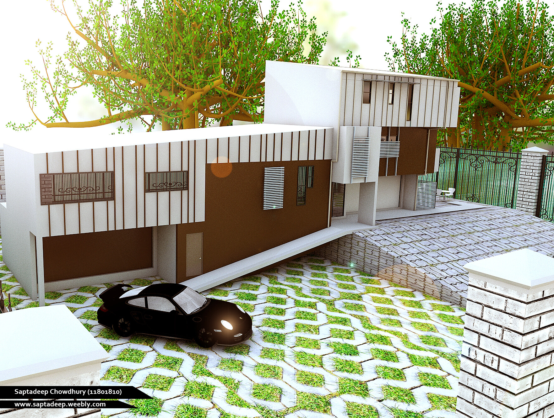 ArtStation - Exterior house design ( 3ds Max + Vray)