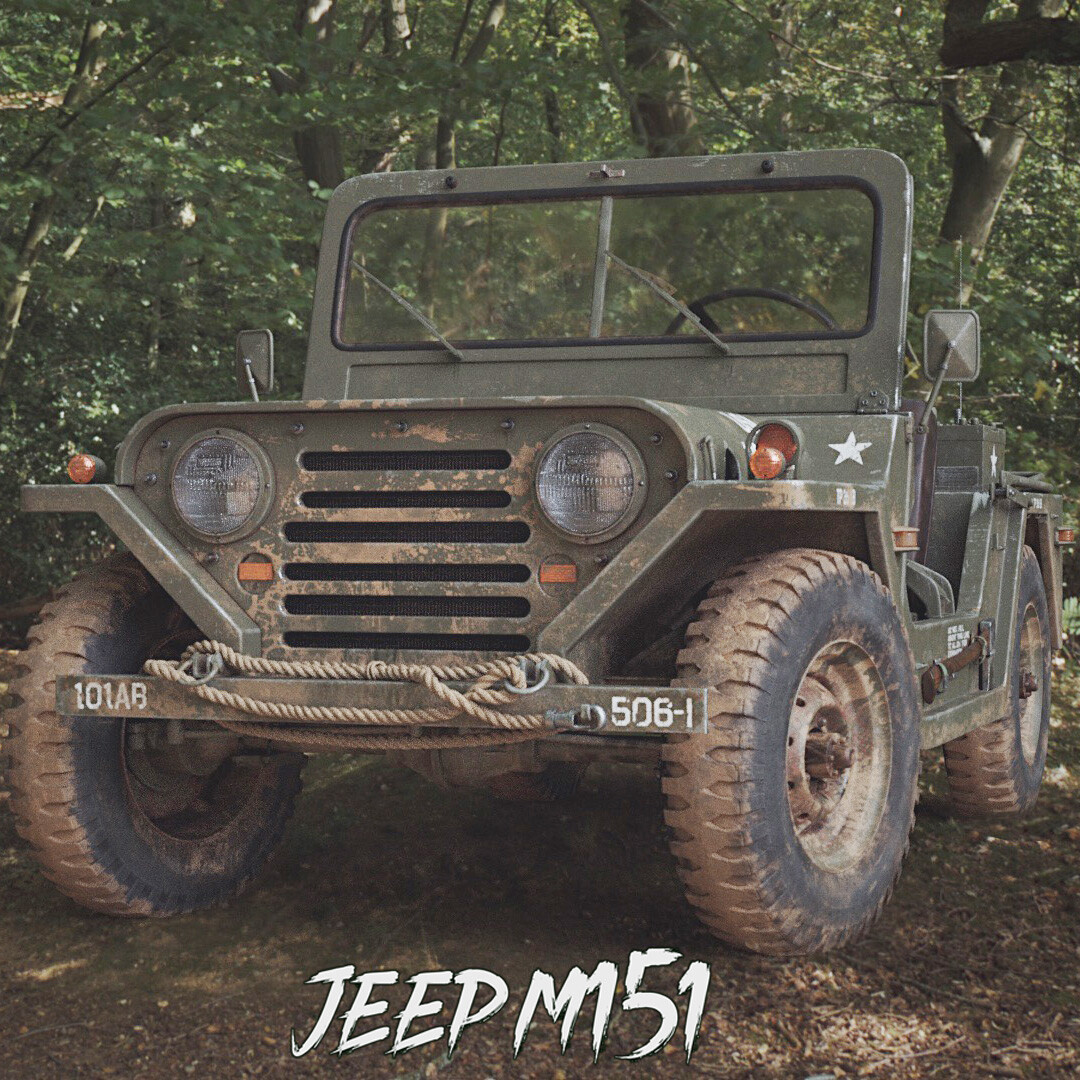 ArtStation - Jeep M151