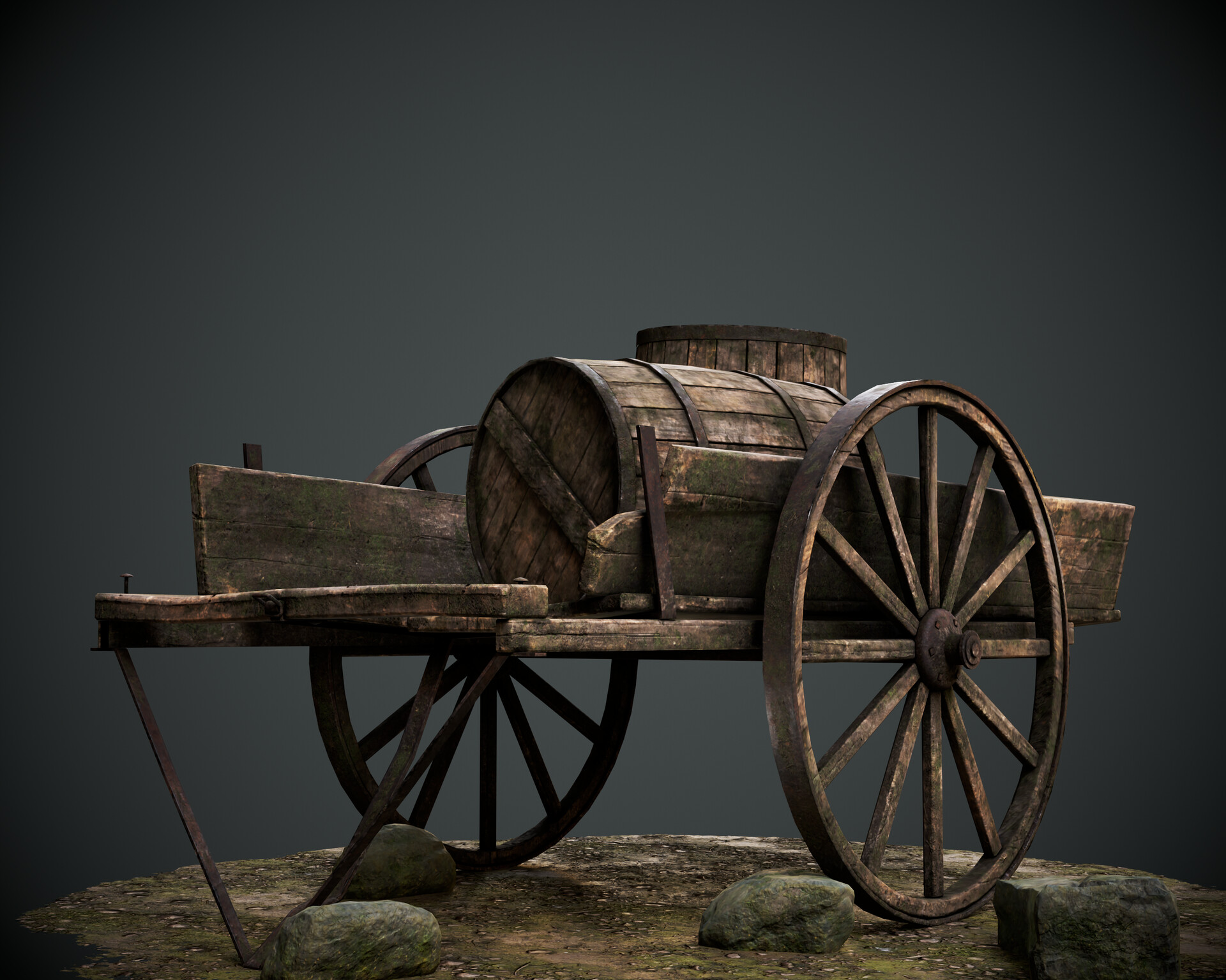 ArtStation - Wooden Cart