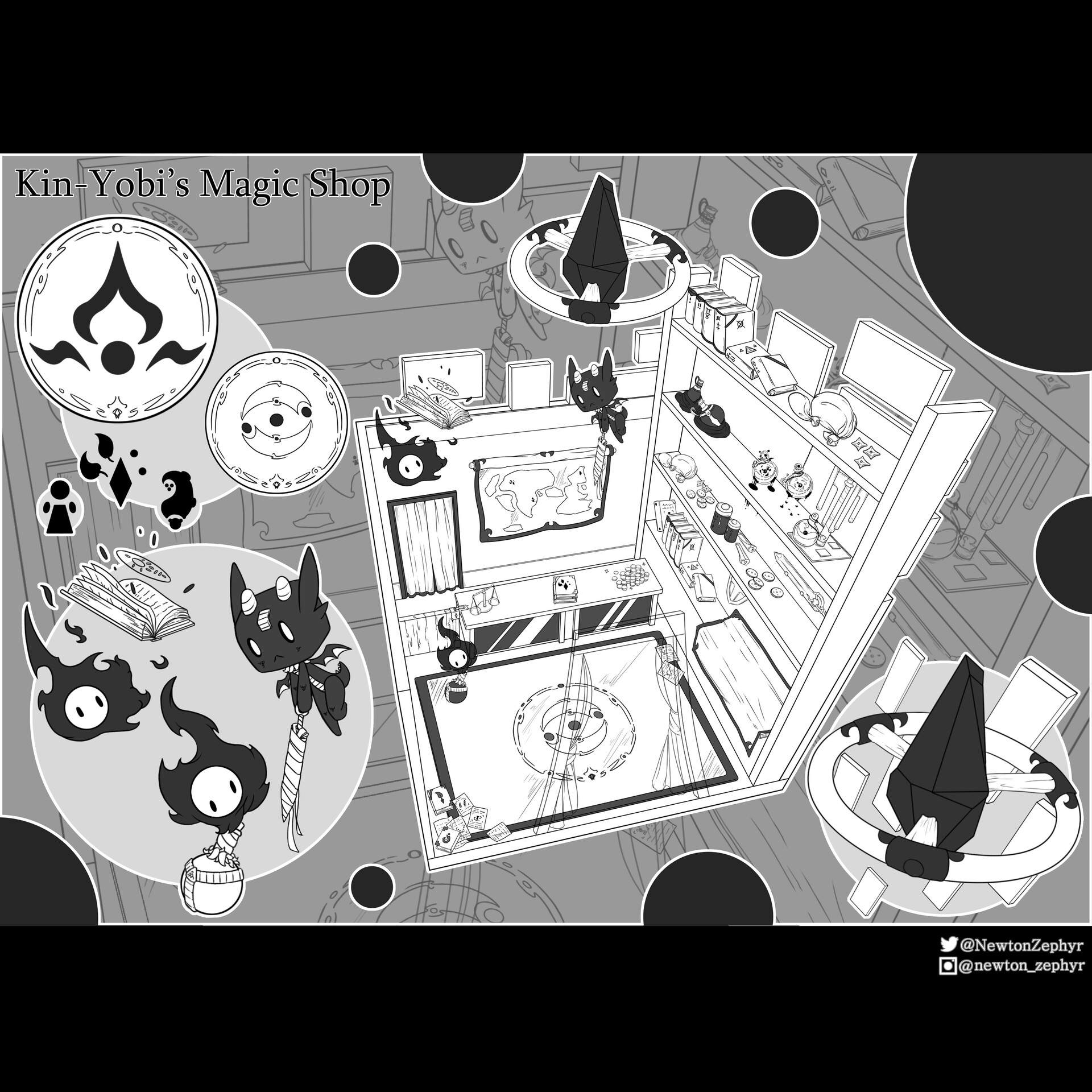 ArtStation - Kin Yobi's Magic Shop