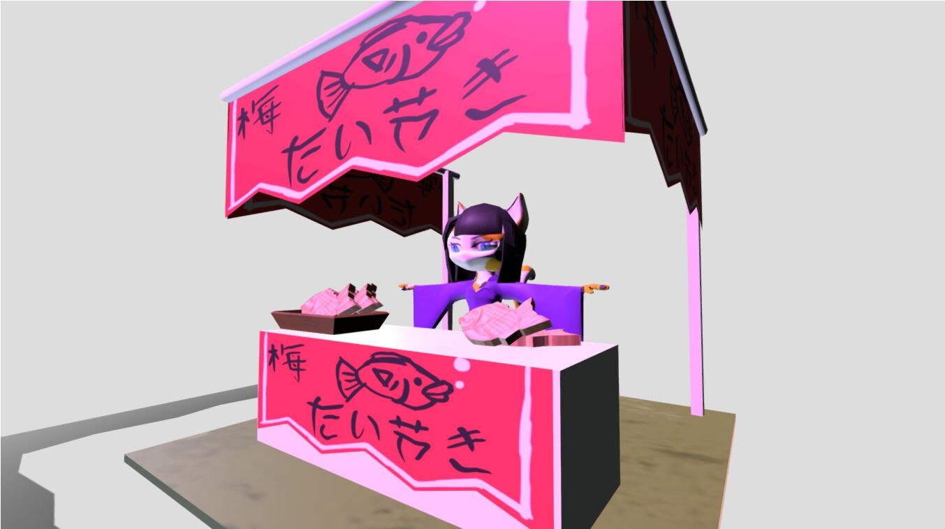 ArtStation - Ume (concept art to model)