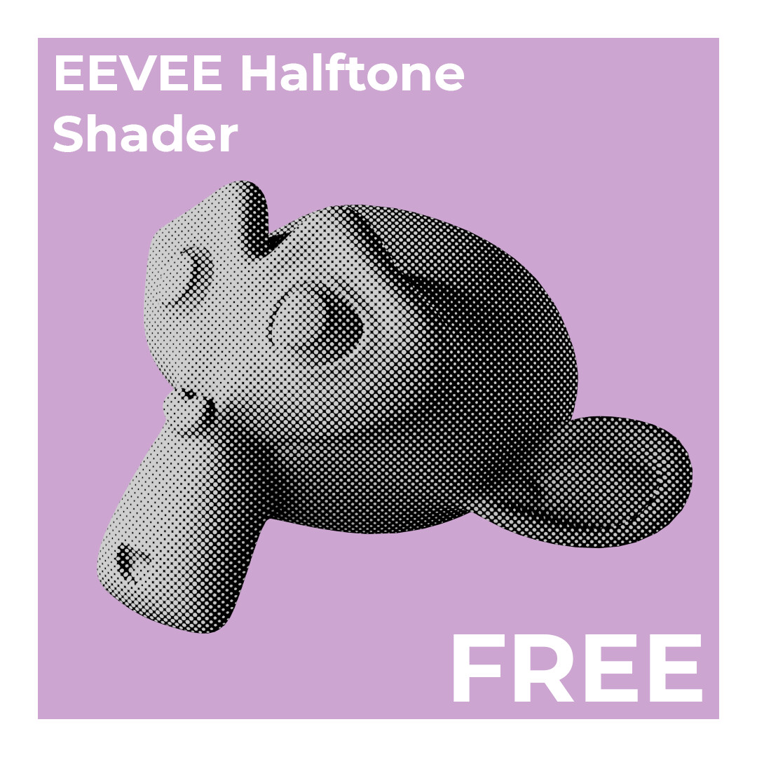 ArtStation - FREE Halftone Shader for EEVEE