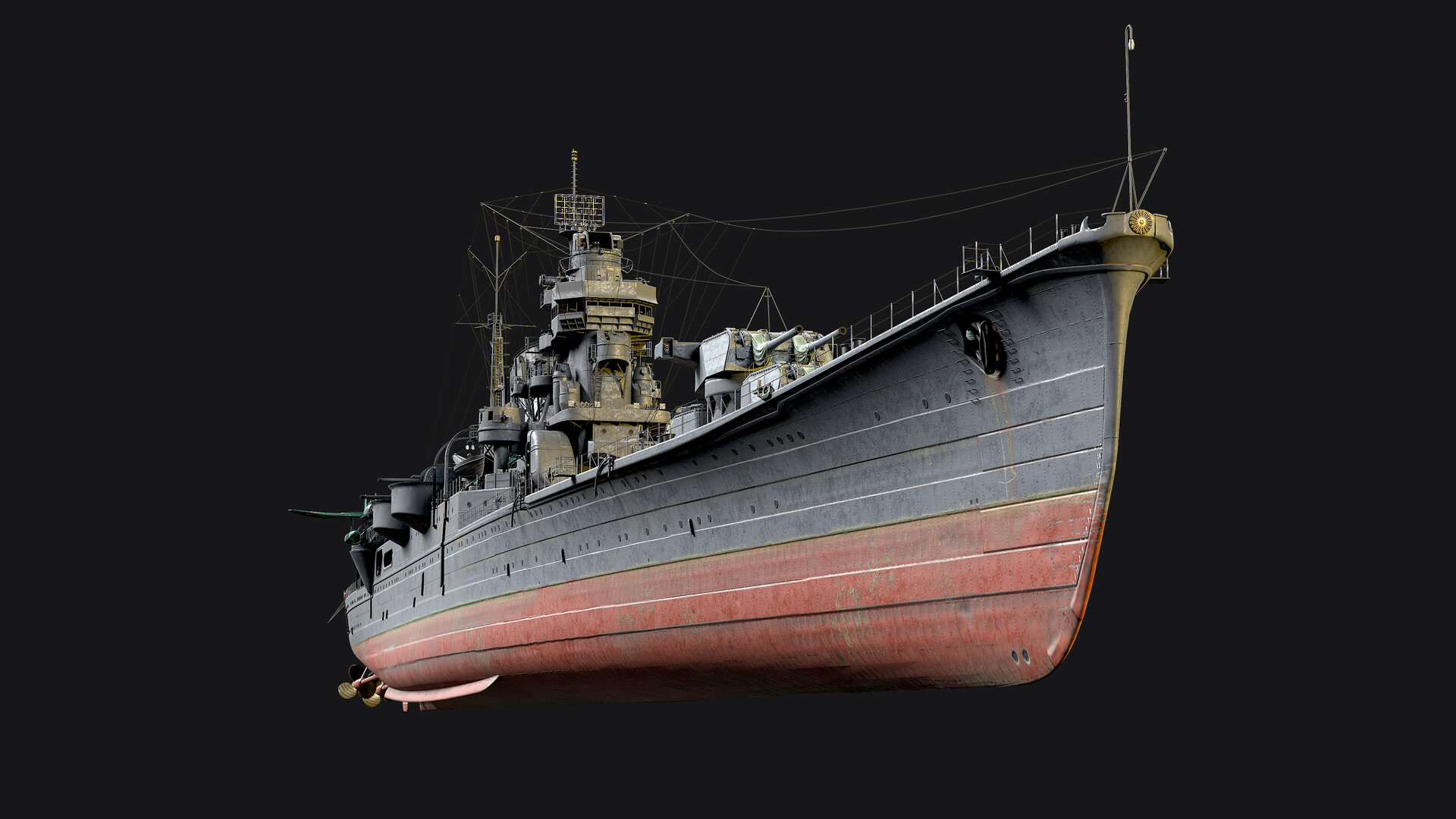 ArtStation - IJN Heavy Cruiser Tone