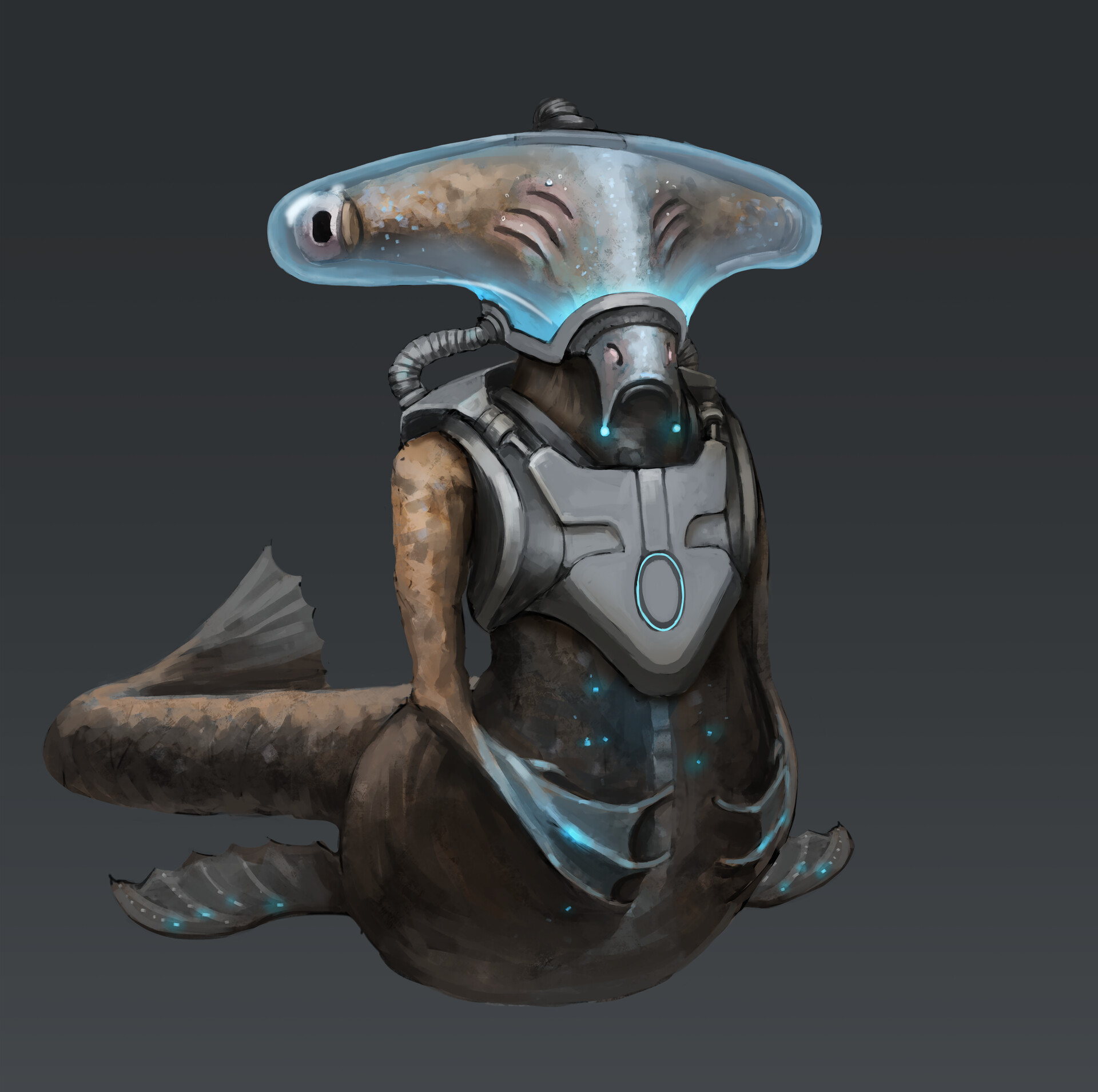 ArtStation - Nautical Alien Species and Starships