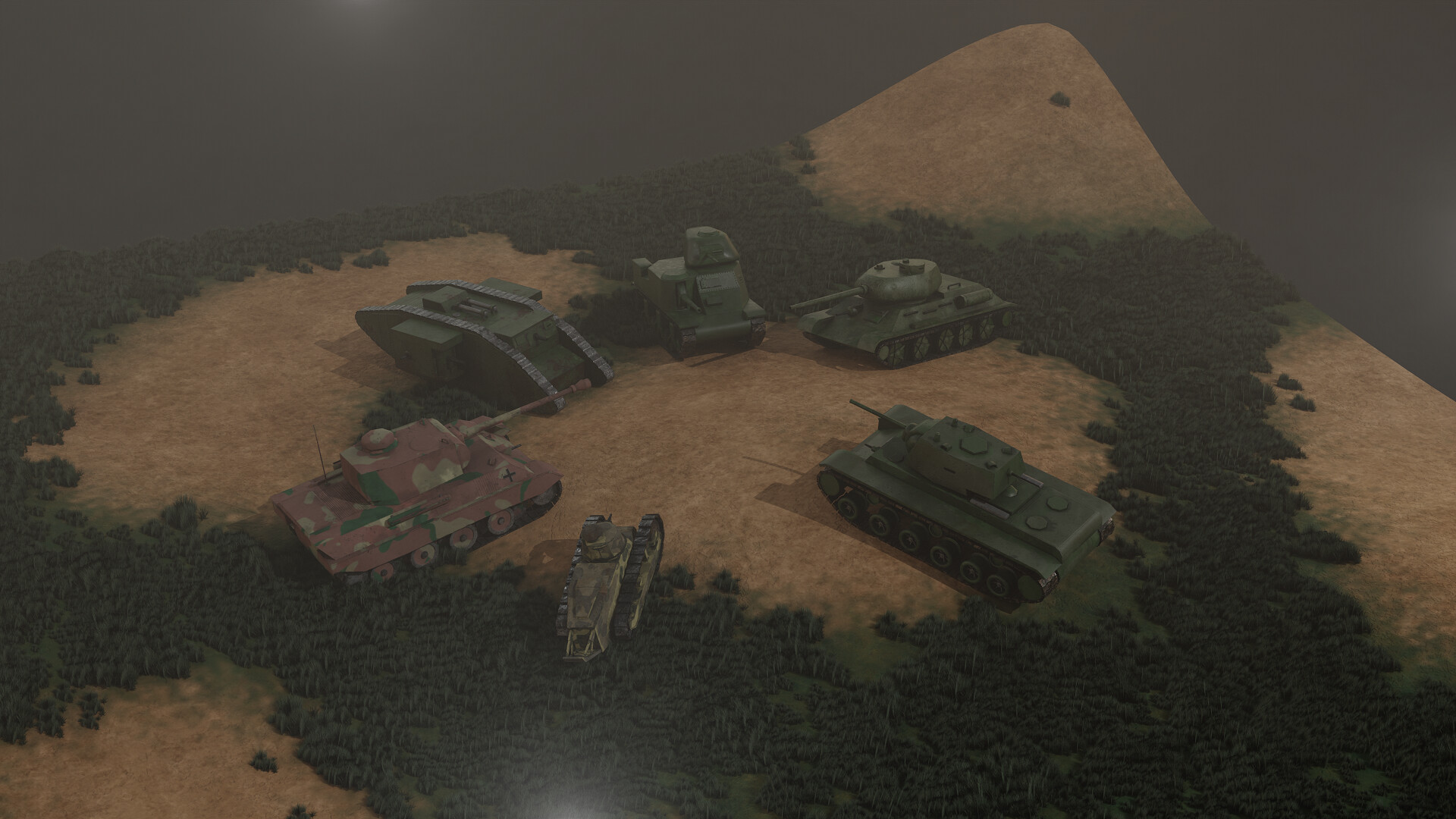 ArtStation - 6 tanks.