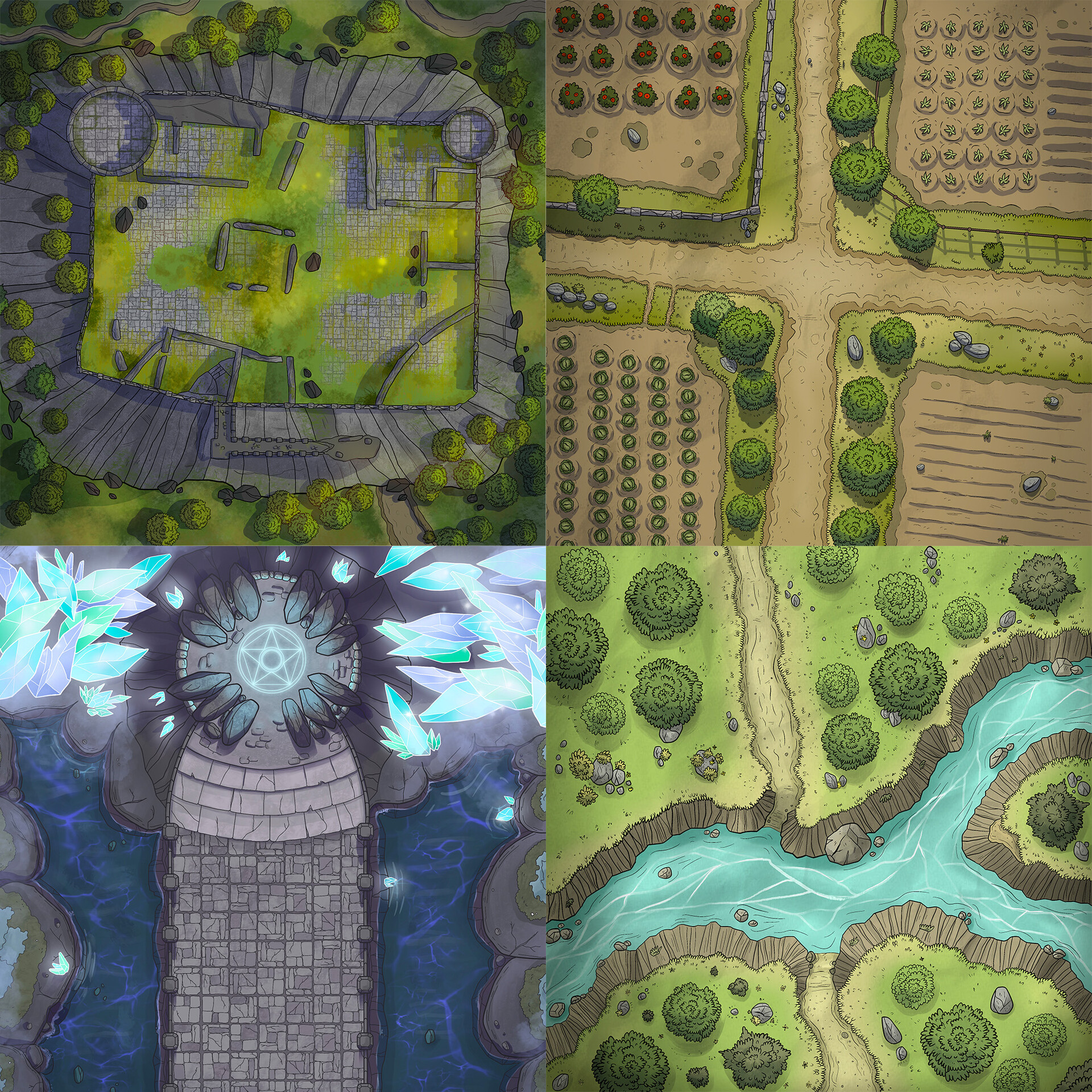 ArtStation - RPG Fantasy Battle Maps