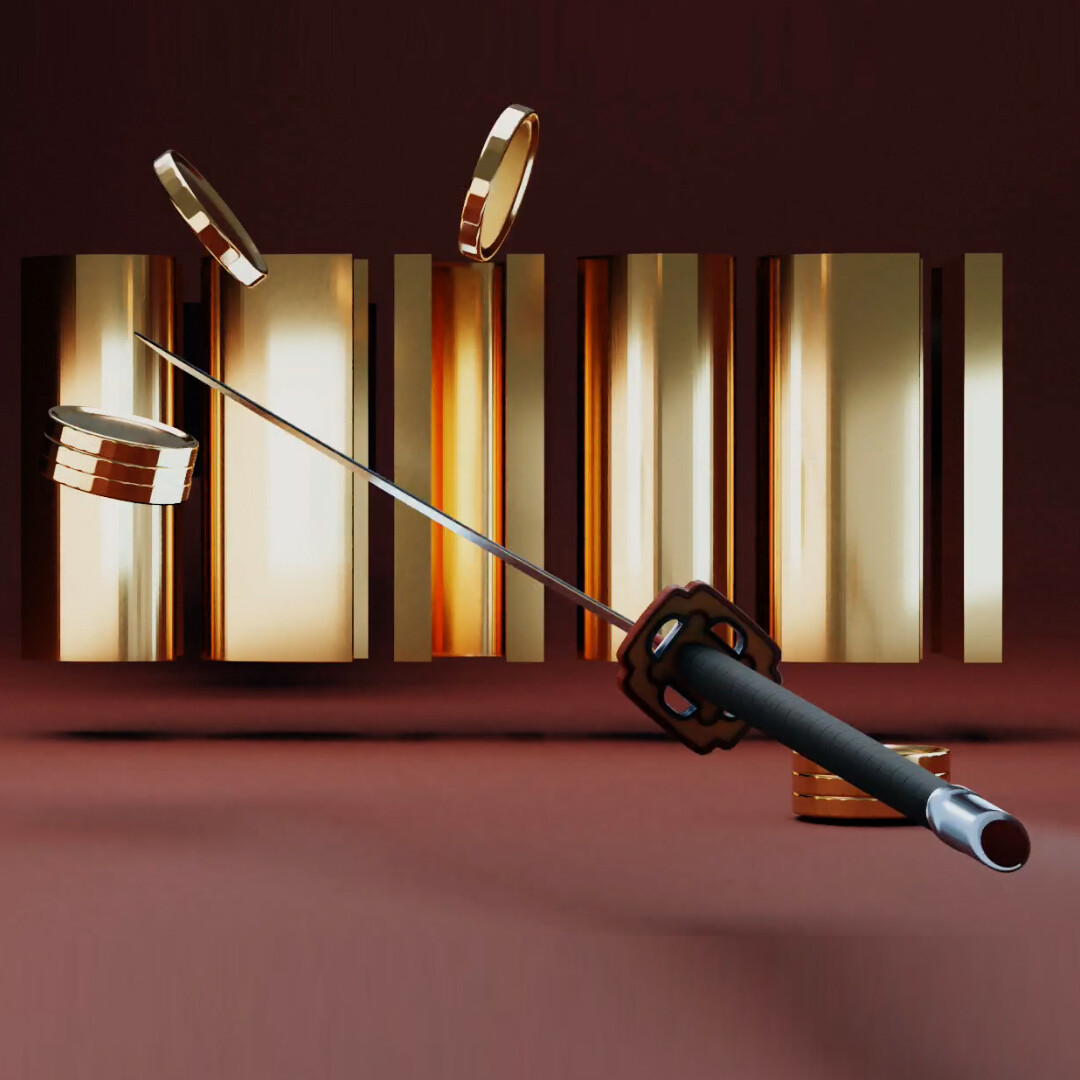 ArtStation - 3D coin animation demo