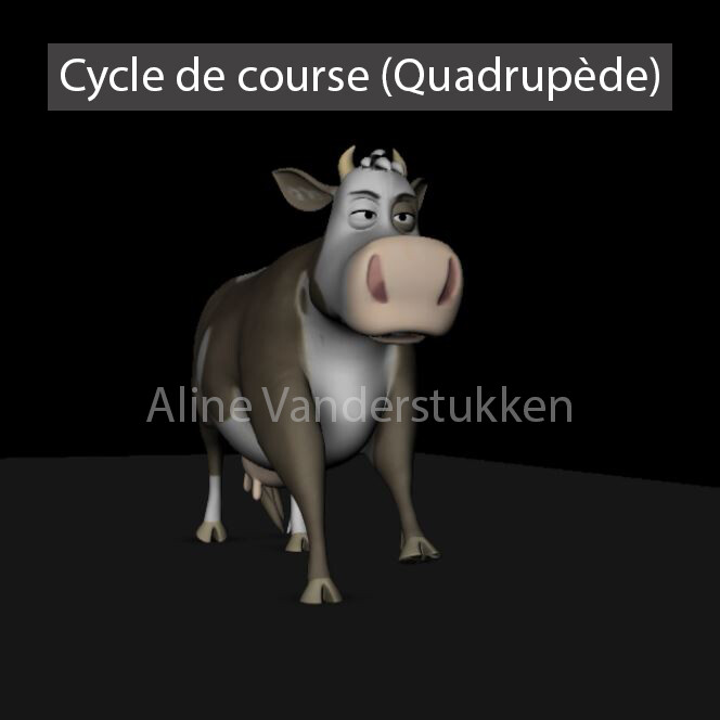 ArtStation - Cycle de Course (Quadrupède) - Animation 3D