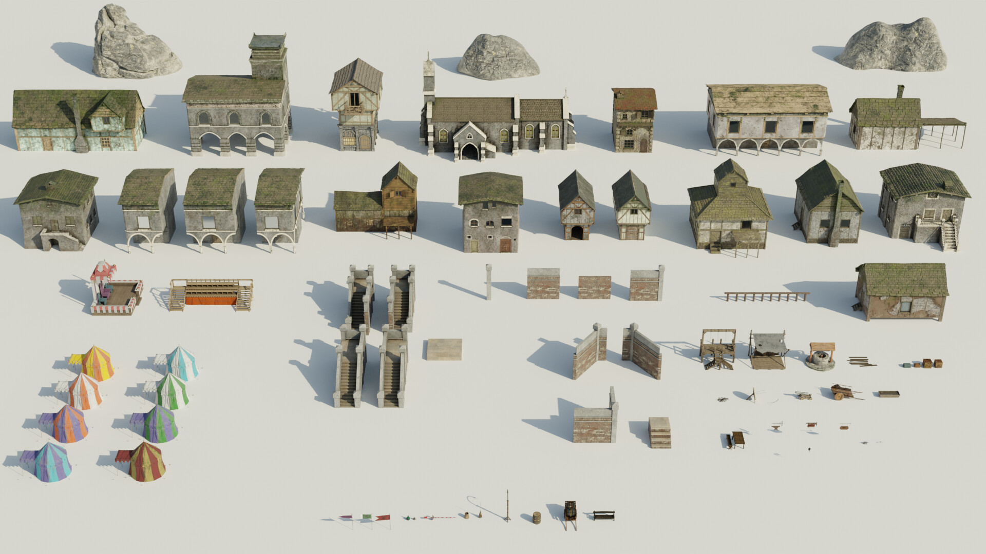 ArtStation - Da Vinci - Medieval Village Asset Pack