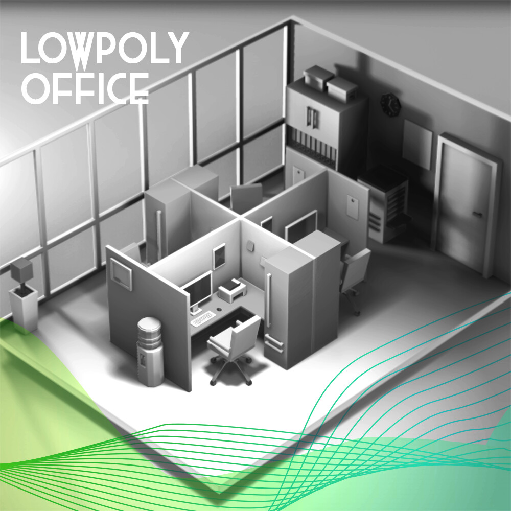ArtStation - LowPoly Office