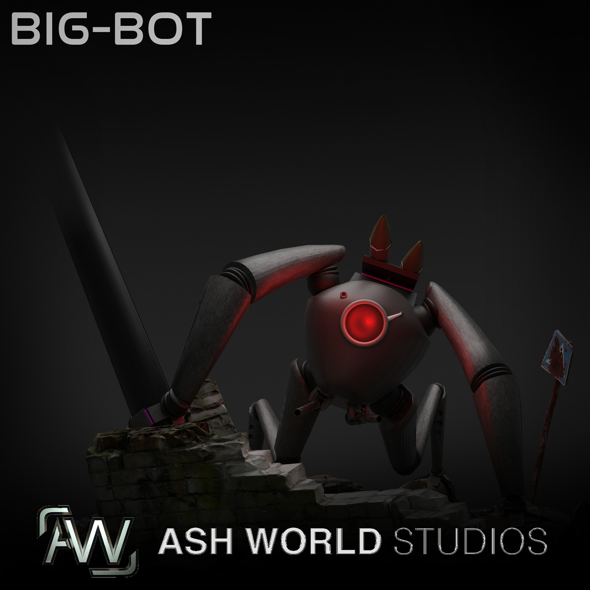 ArtStation - Ash World Project: Robot Figures