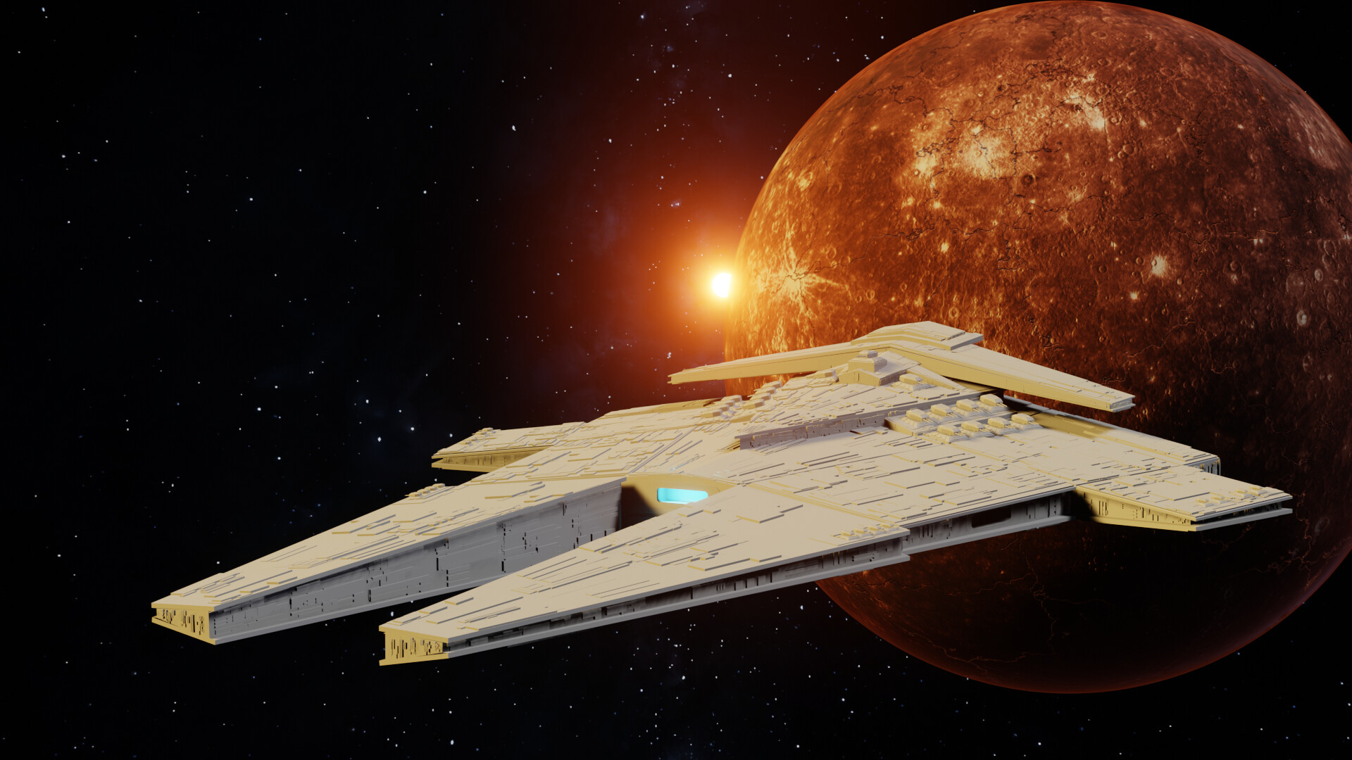 ArtStation - Harrower-Class Dreadnought