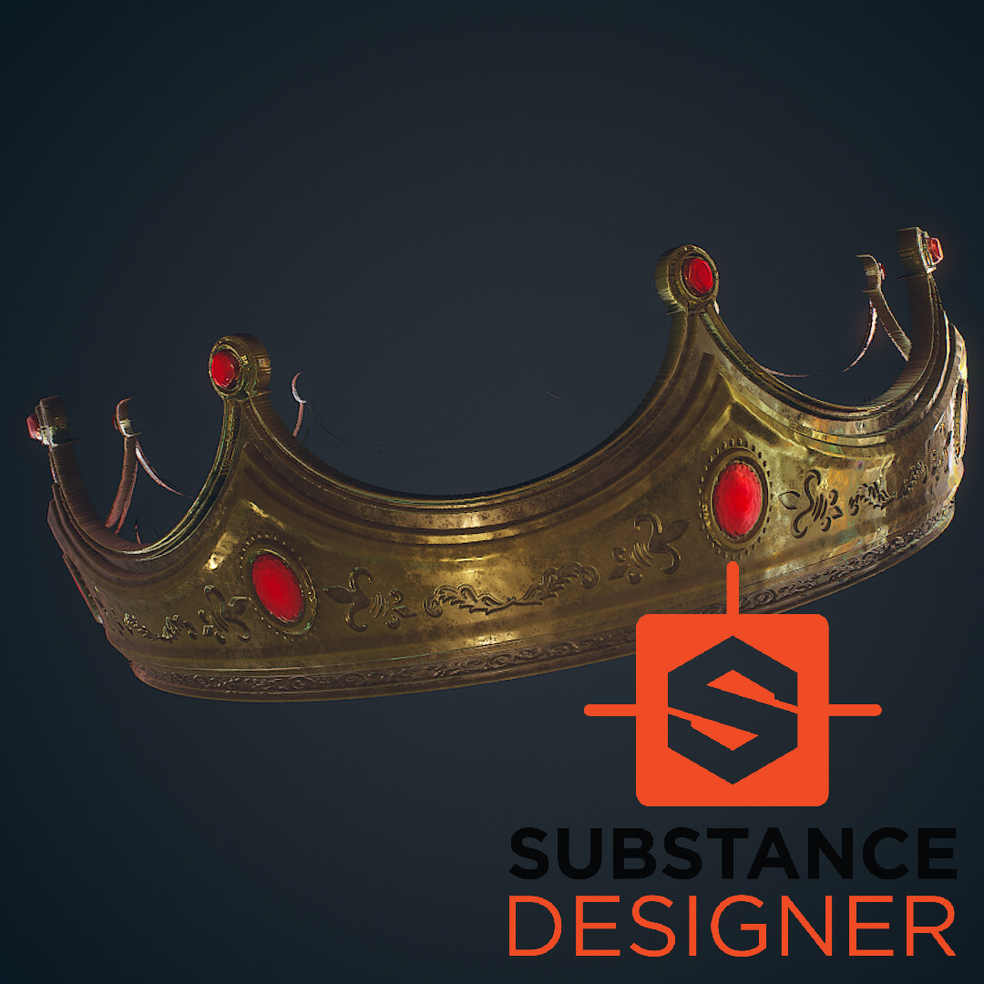 ArtStation - Stylized crown