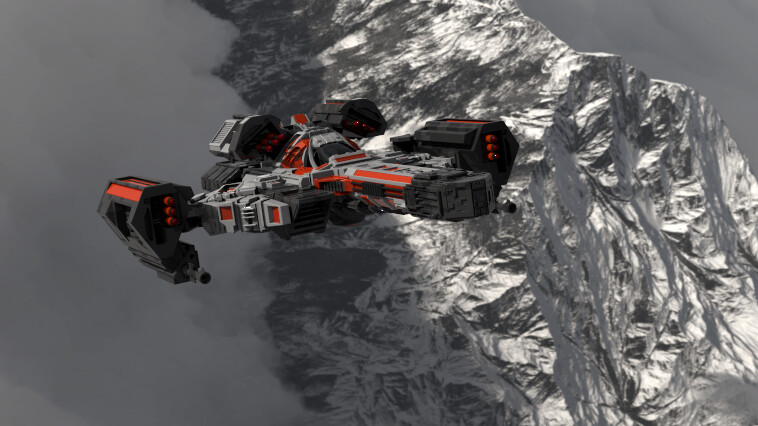 ArtStation - Interceptor Class Sci-Fi Ship