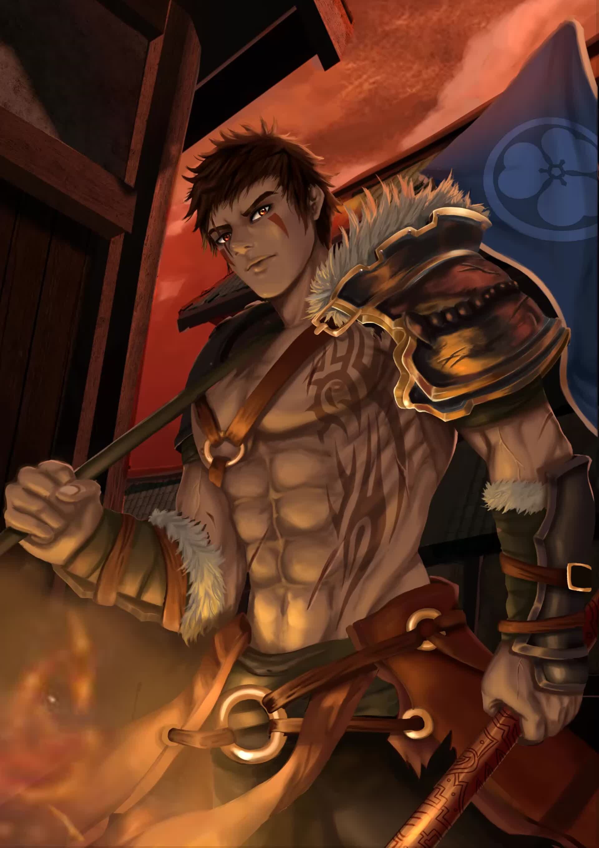 ArtStation - Warrior Character Animated