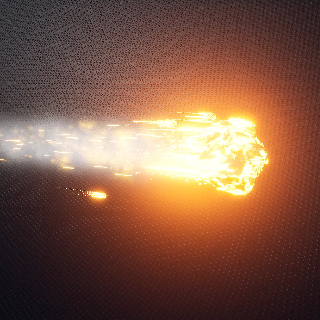 ArtStation - Meteor. Unreal Engine effect (Niagara).