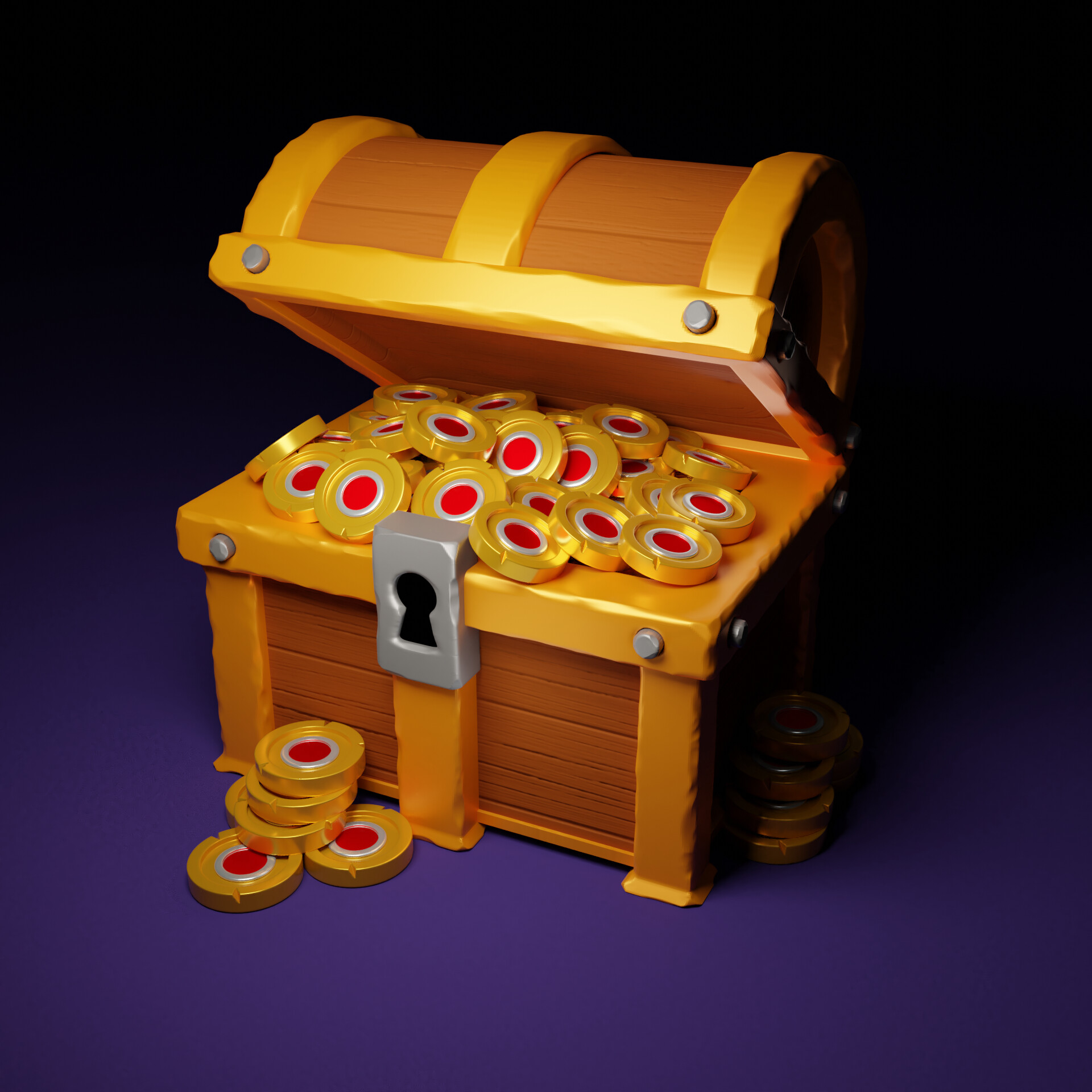 ArtStation - Chest game asset!