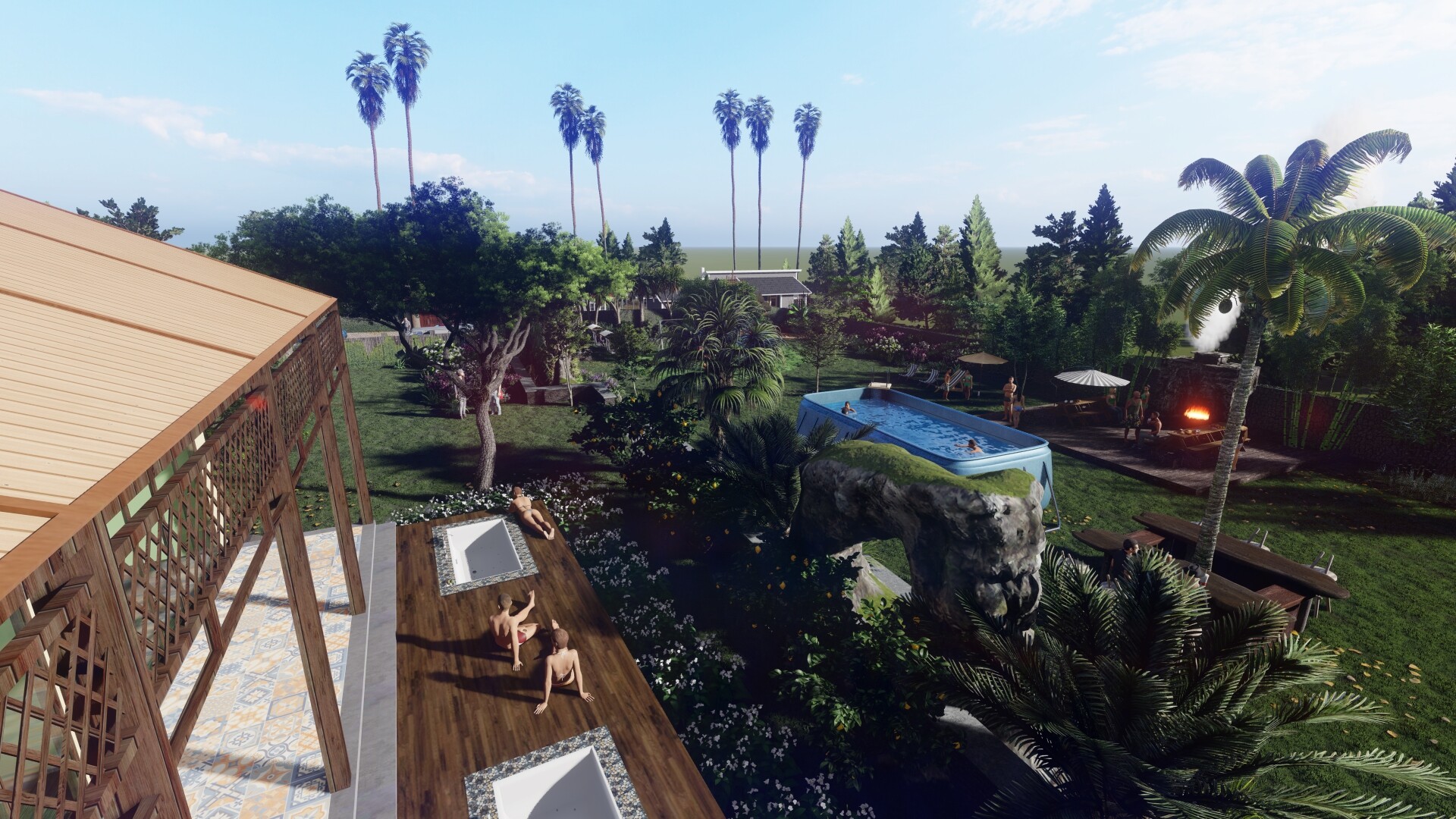 ArtStation - Bavi Homestay Concept