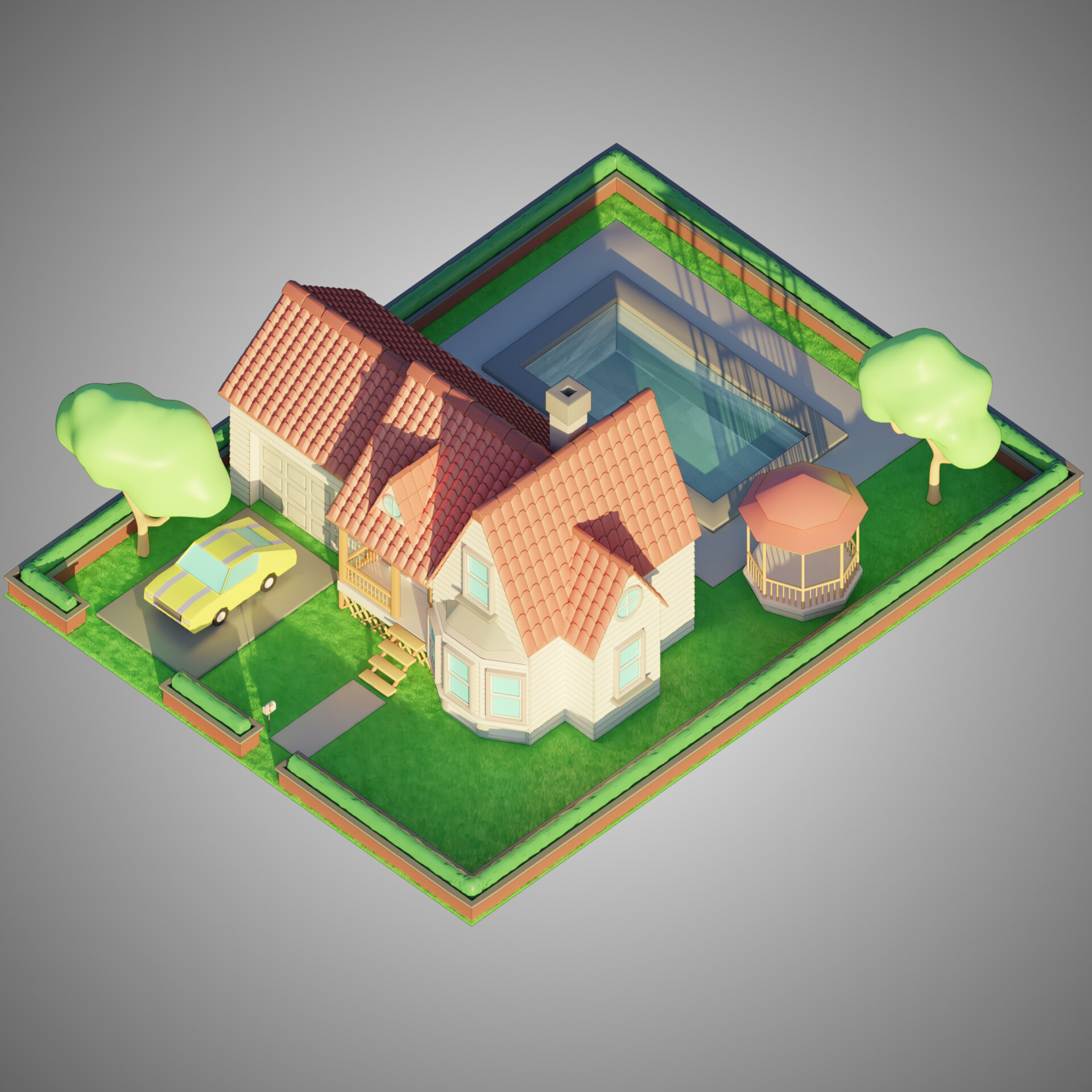 ArtStation - Low Poly Building 5