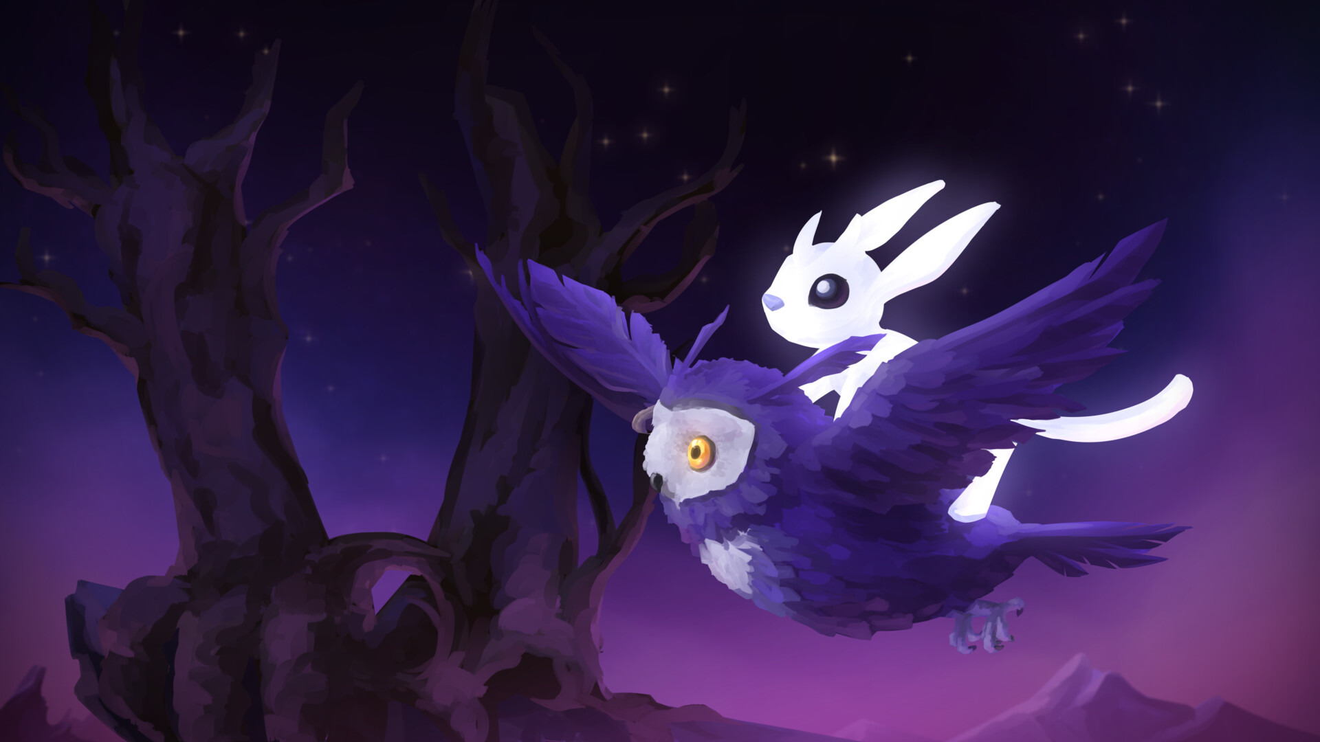 ArtStation - Ori and Ku (Ori WotW Fanart)