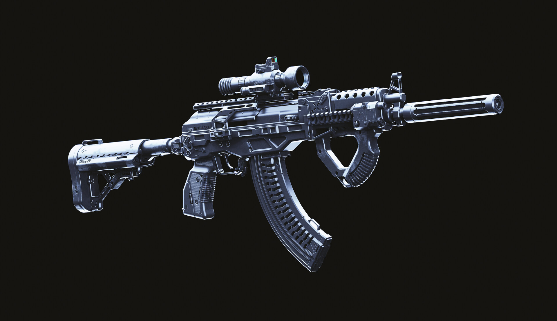 ArtStation - weapon AKM