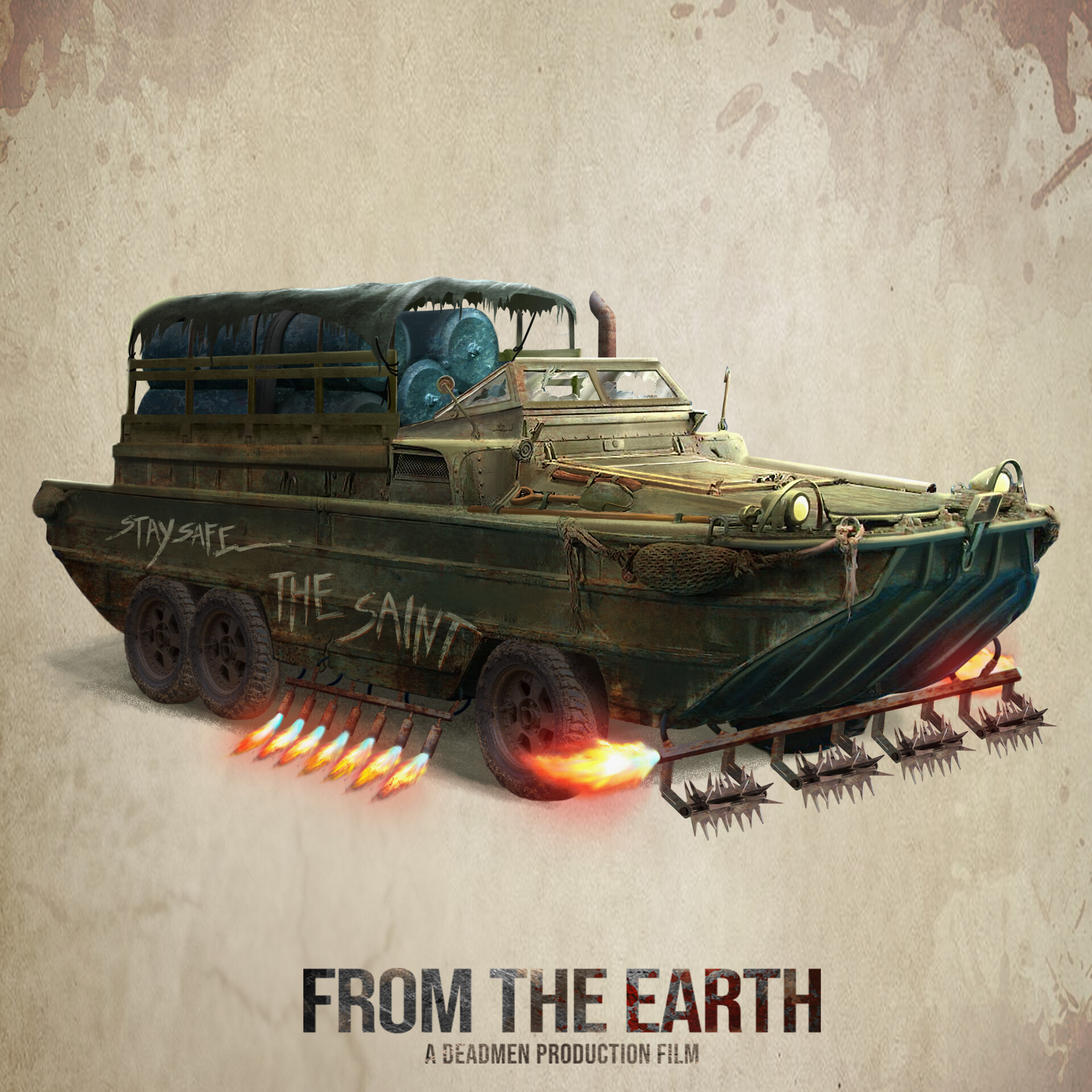 ArtStation - From The Earth-Amphibious Vehicle