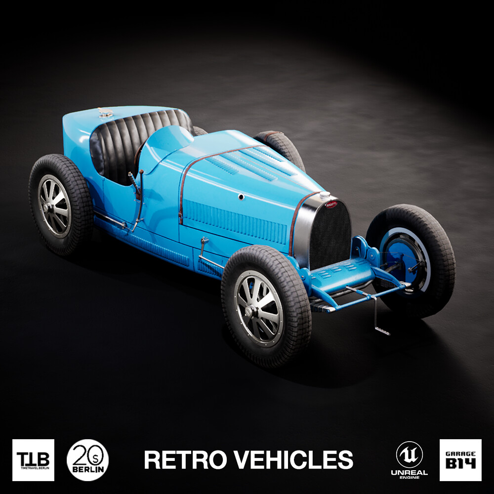 ArtStation - 1920's Bugatti Type 35