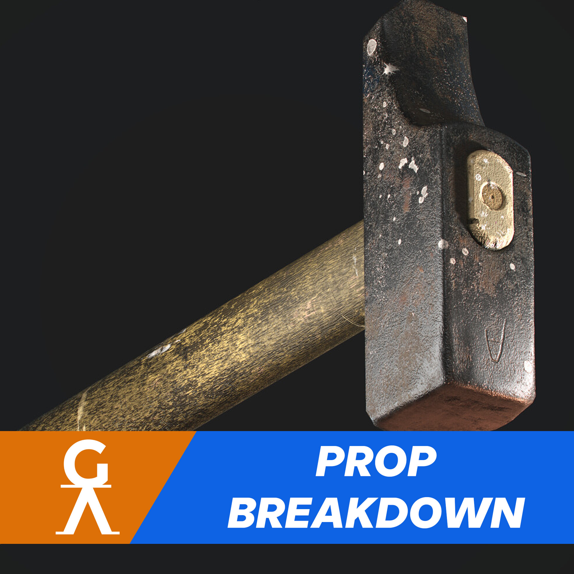 ArtStation - Old-fashioned hammer - Prop Breakdown – Mauro Avalos