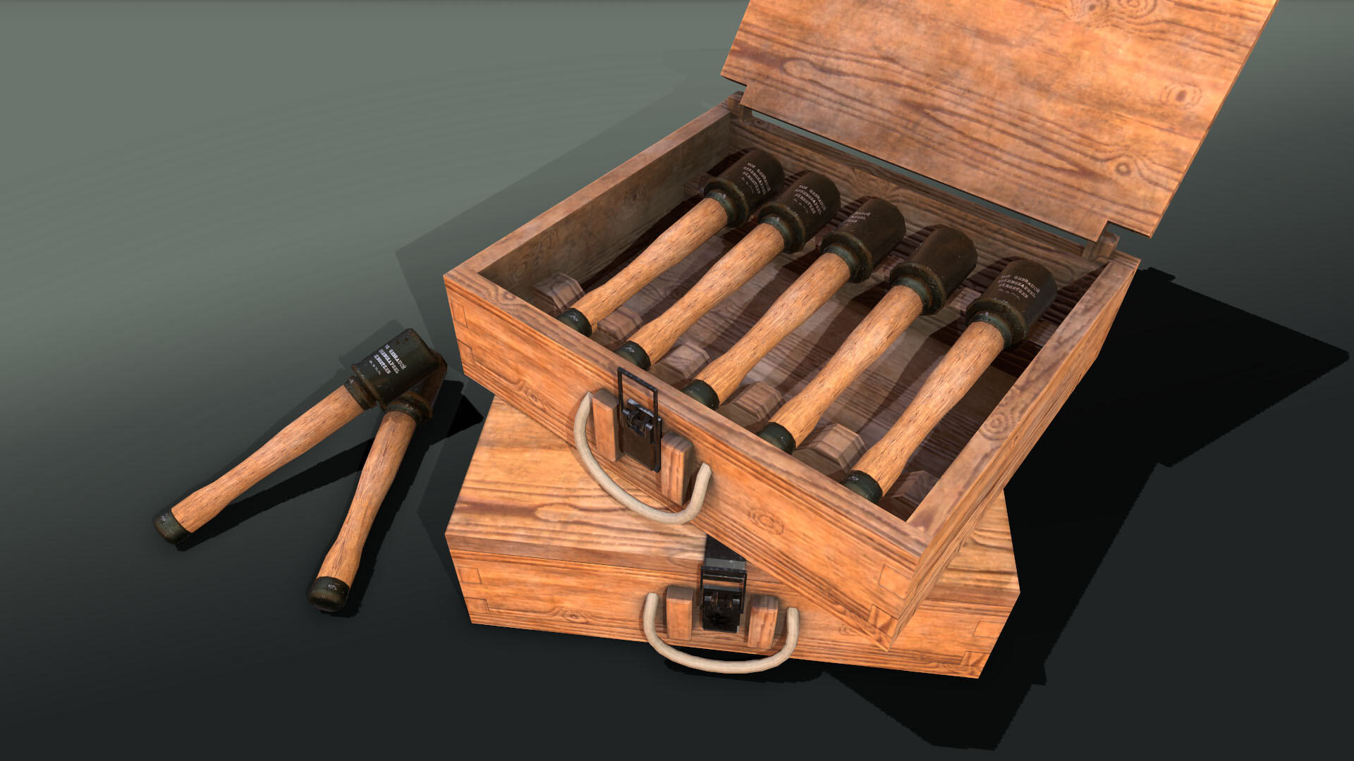 ArtStation - Stick Grenade Boxes