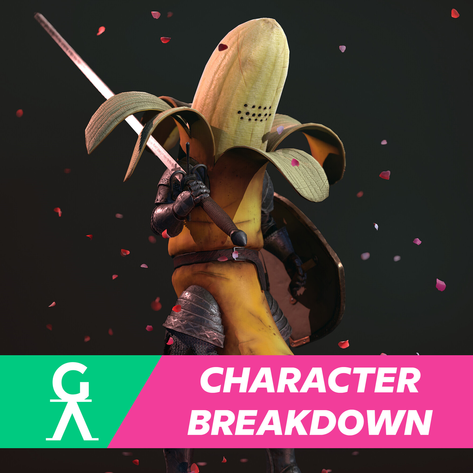 ArtStation - Banana Warrior - Character Breakdown - Arshad Mulla