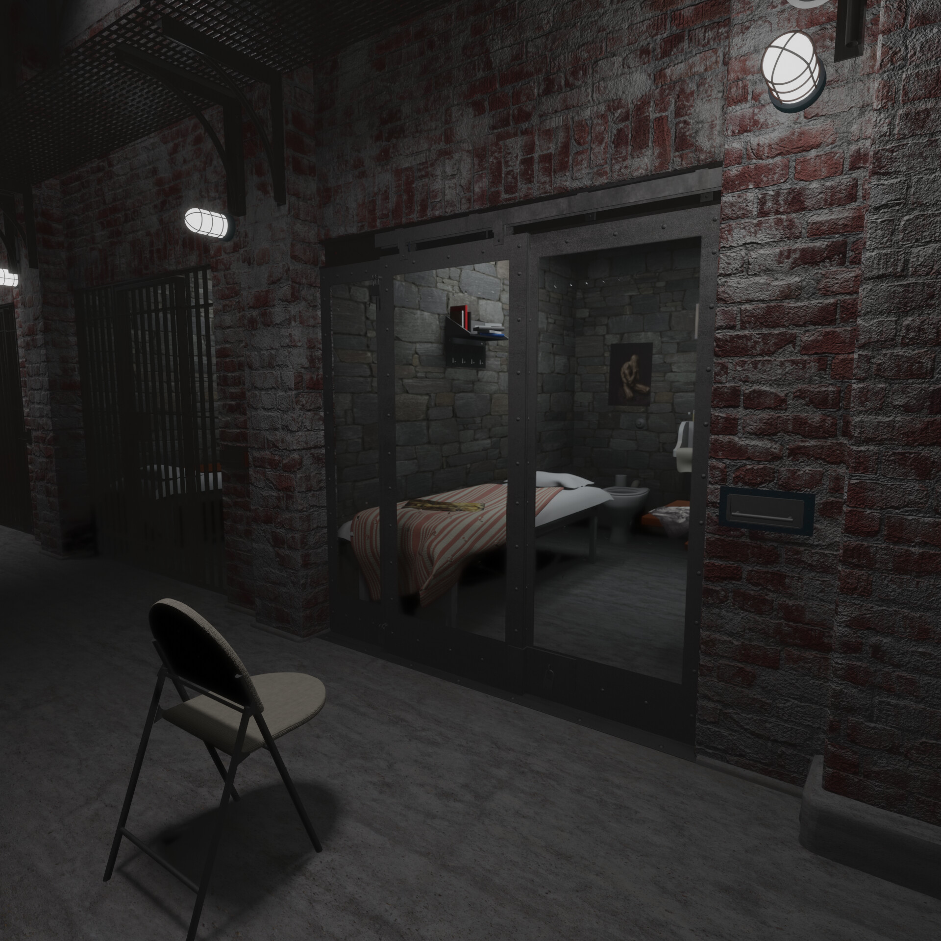 ArtStation - Hannibal Lecter's holding cell
