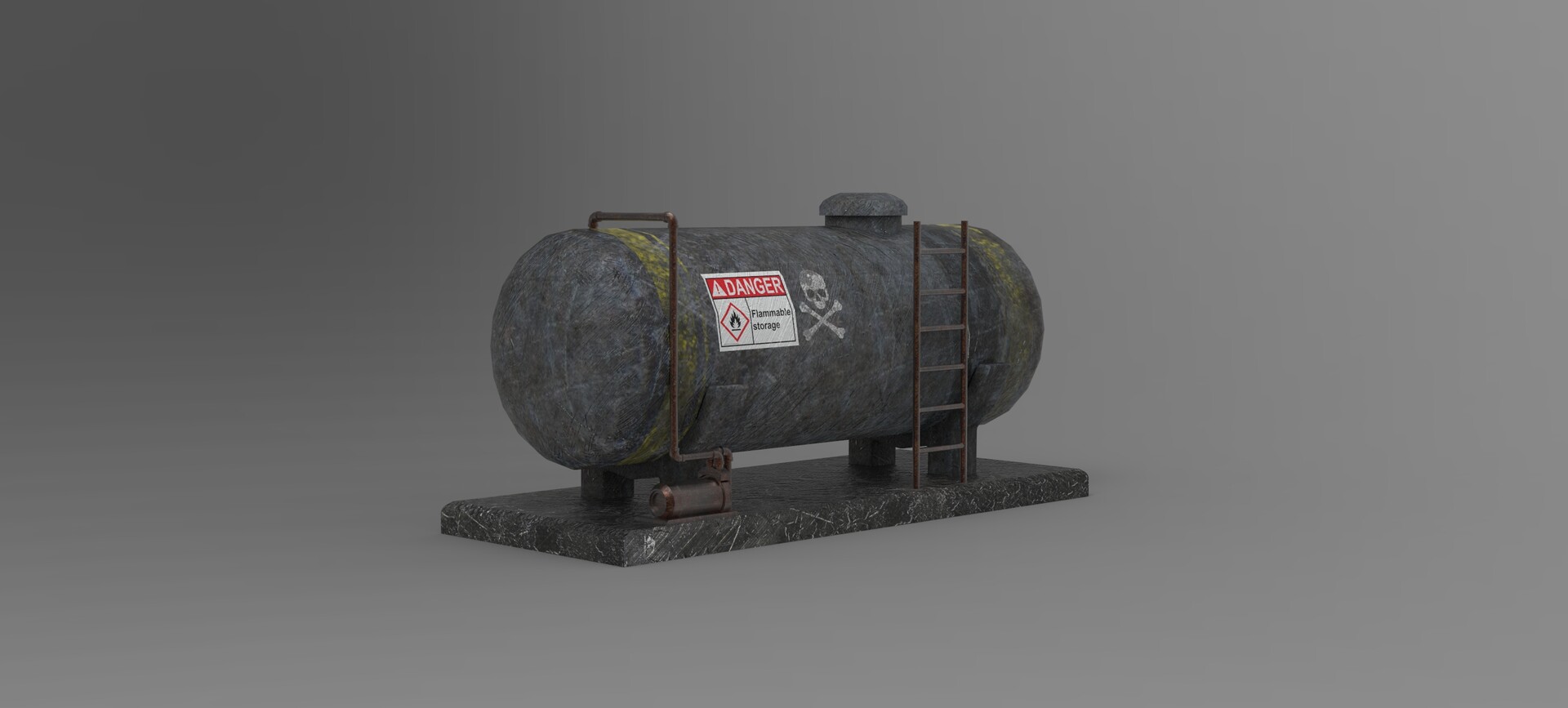 ArtStation - 3D MODEL GAME ASSET [ STORAGE TANK ]