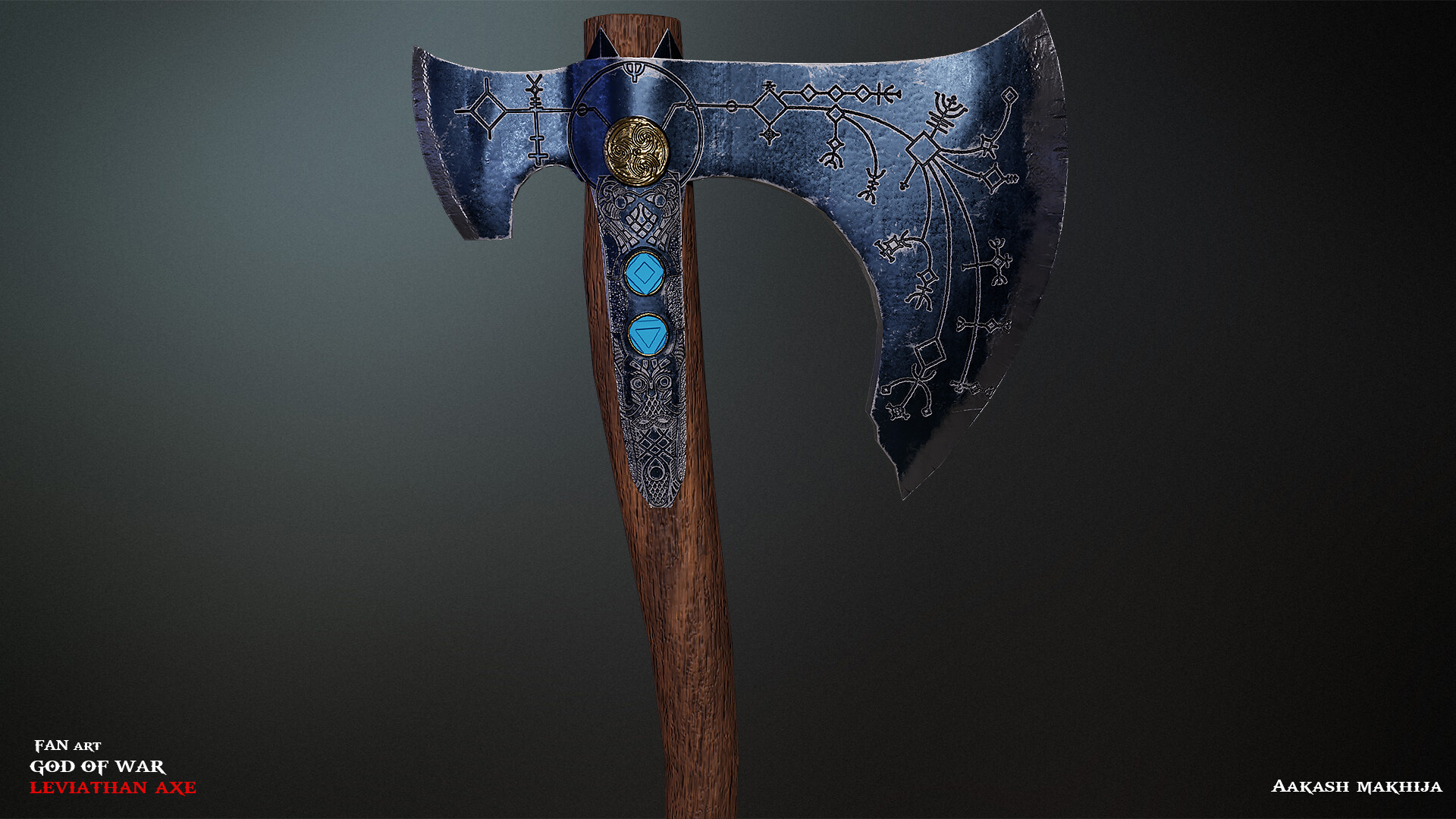 ArtStation - god of war leviathan axe