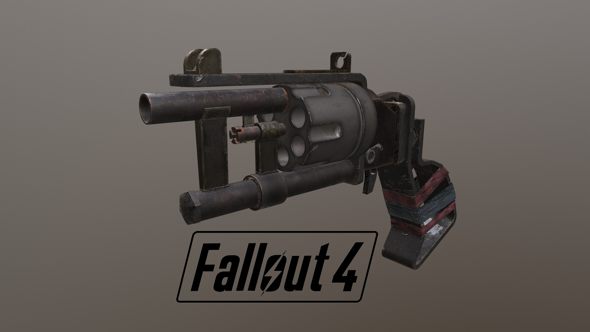 ArtStation - Fallout 4 pipe revolver(fan art)