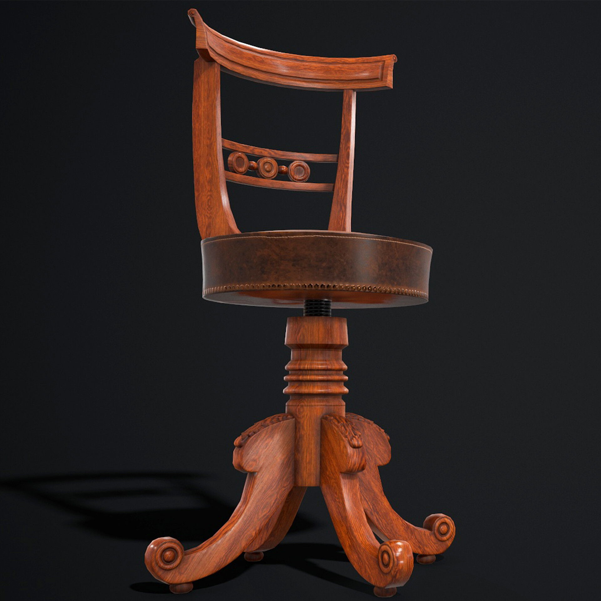 ArtStation - Vintage revolving chair