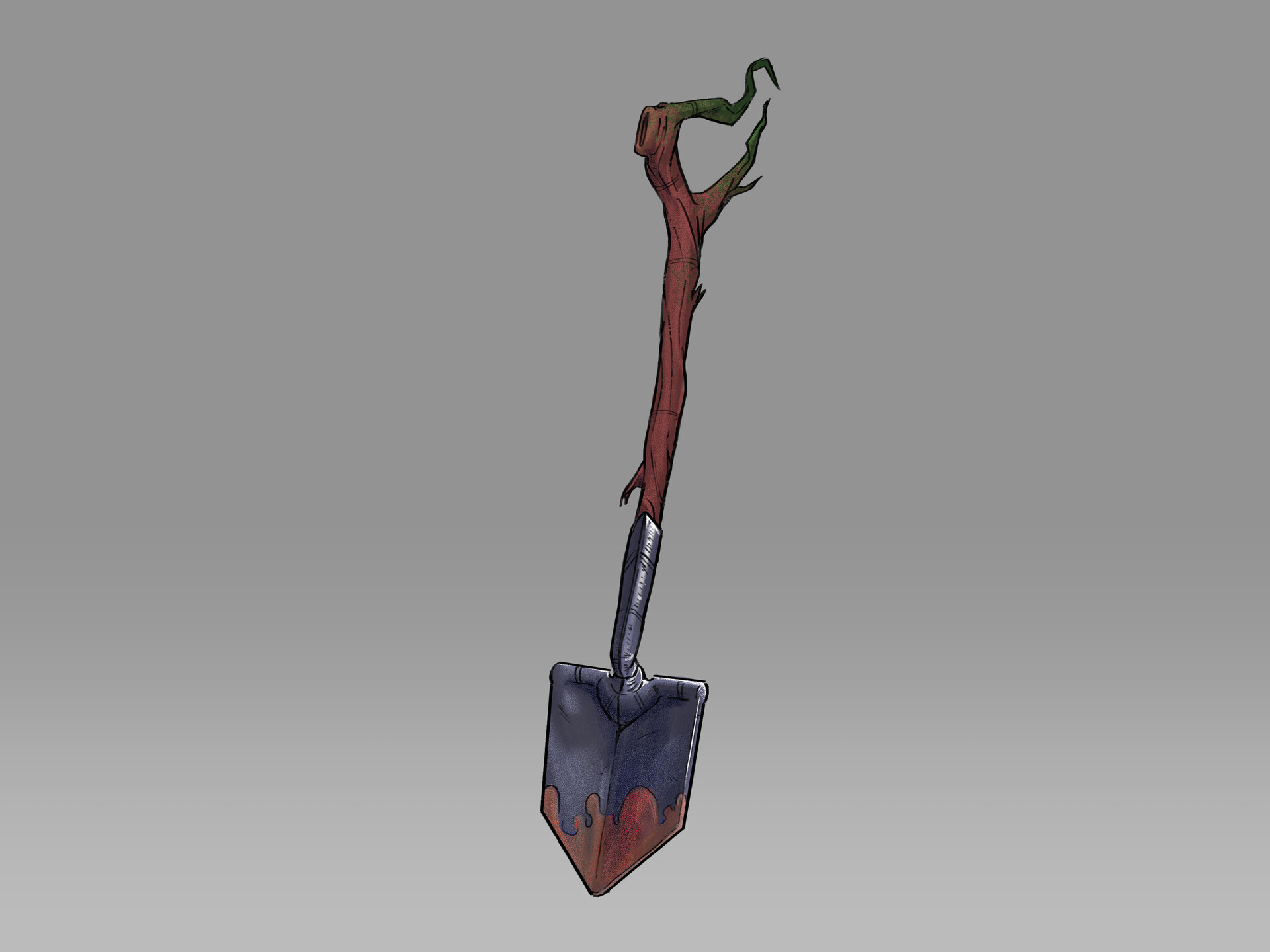 ArtStation - Shovel- Key Item Design - Dungeon Groblin
