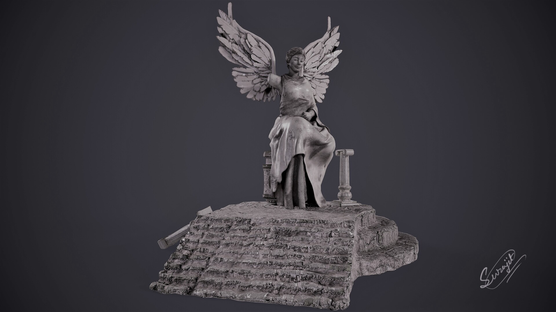 ArtStation - Ancient Greek Statue Concept