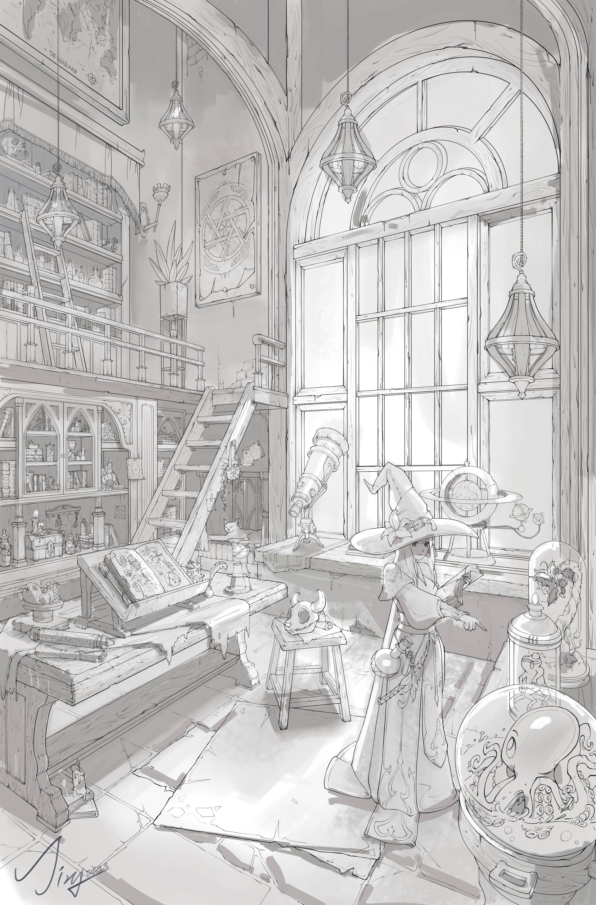 ArtStation - Witch's Workroom