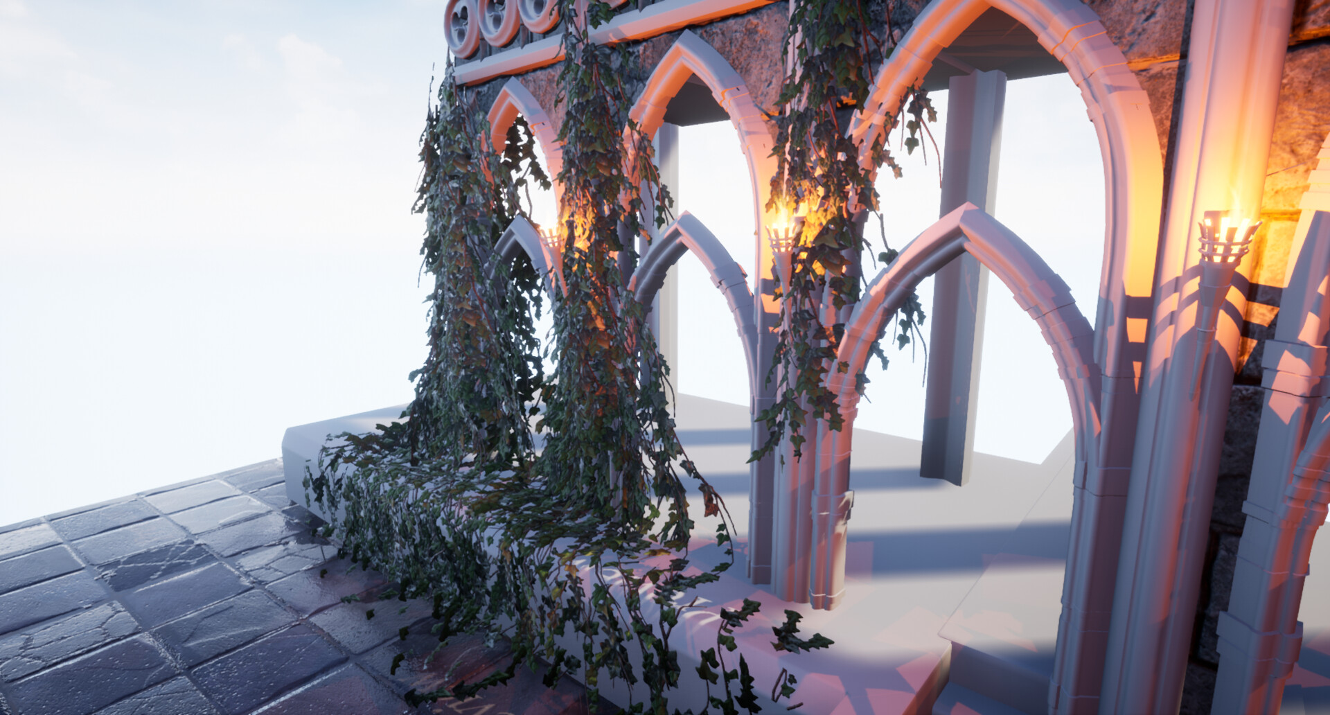 ArtStation - Procedural Ivy- Houdini, Sharmista Sharma
