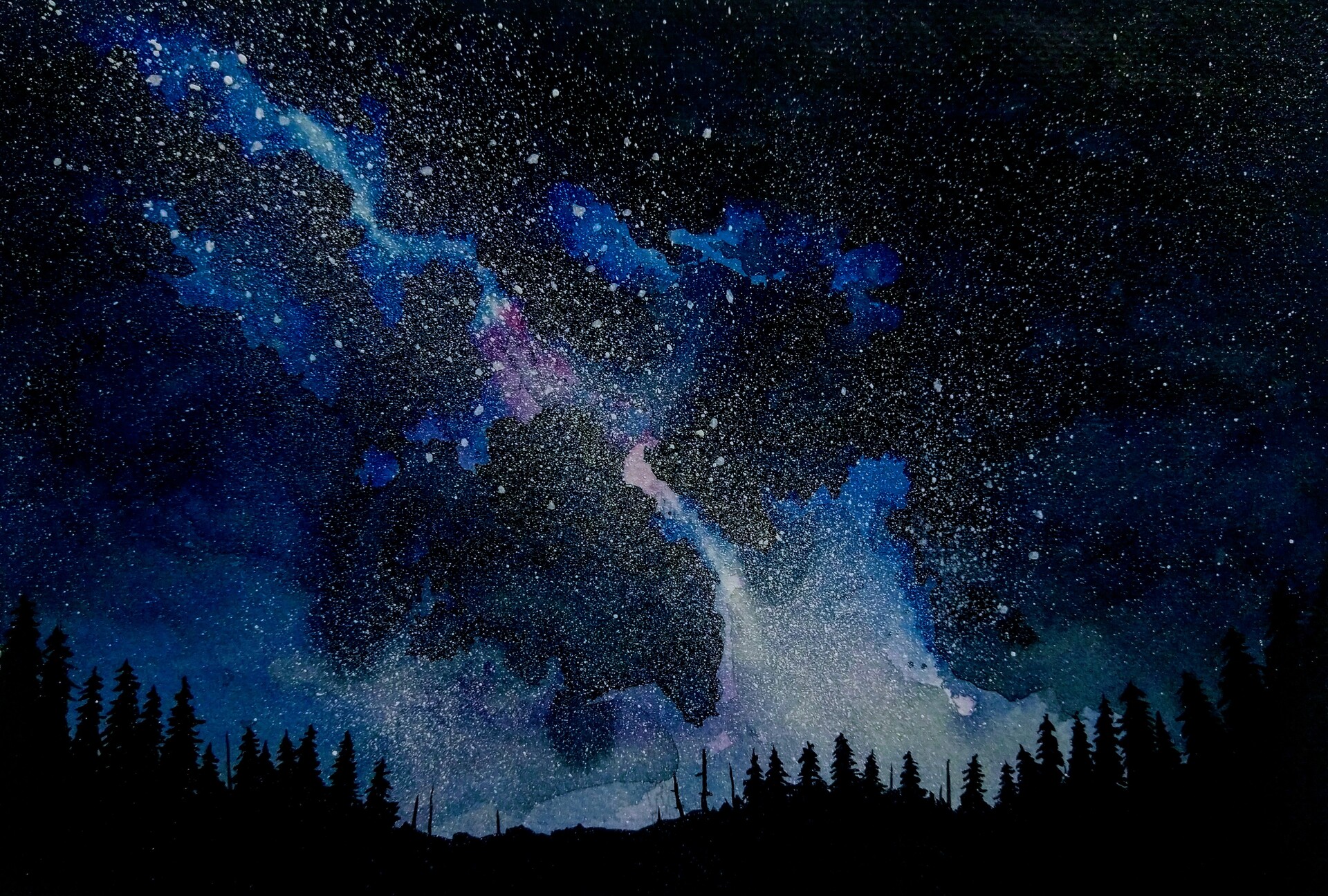 ArtStation - the night sky