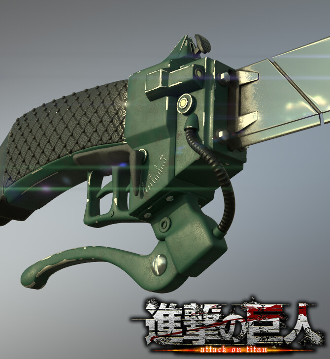 ArtStation - AOT ODM-gear-Blade rig ready to animate