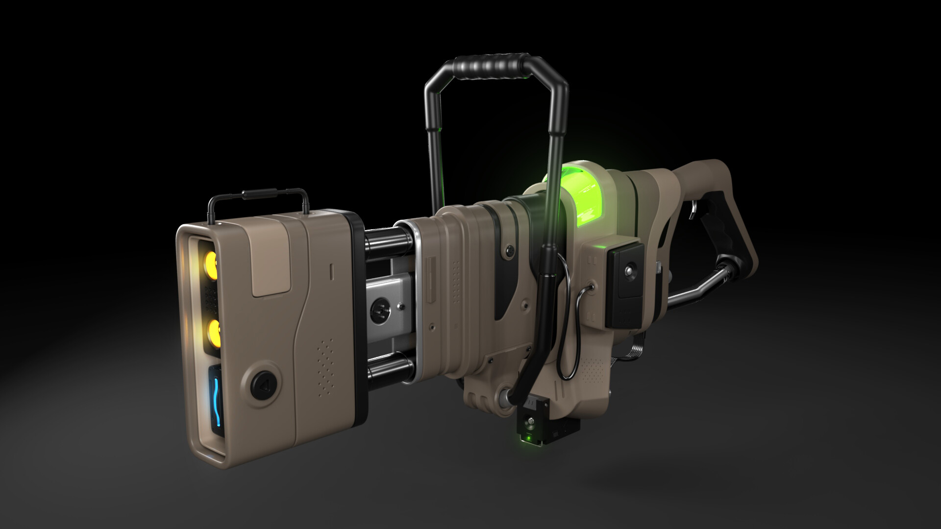 ArtStation - Sci-Fi Machine Gun Concept