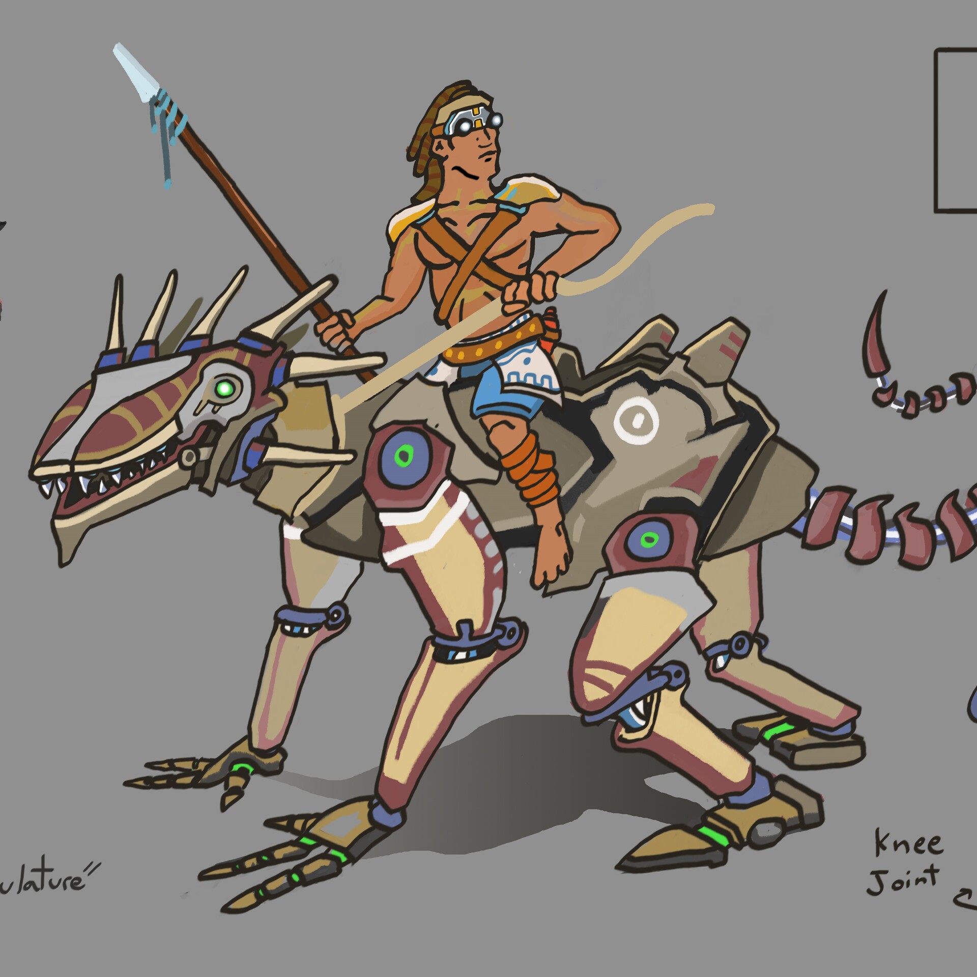 ArtStation - Horizon Zero Dawn (Unofficial) Creature Design