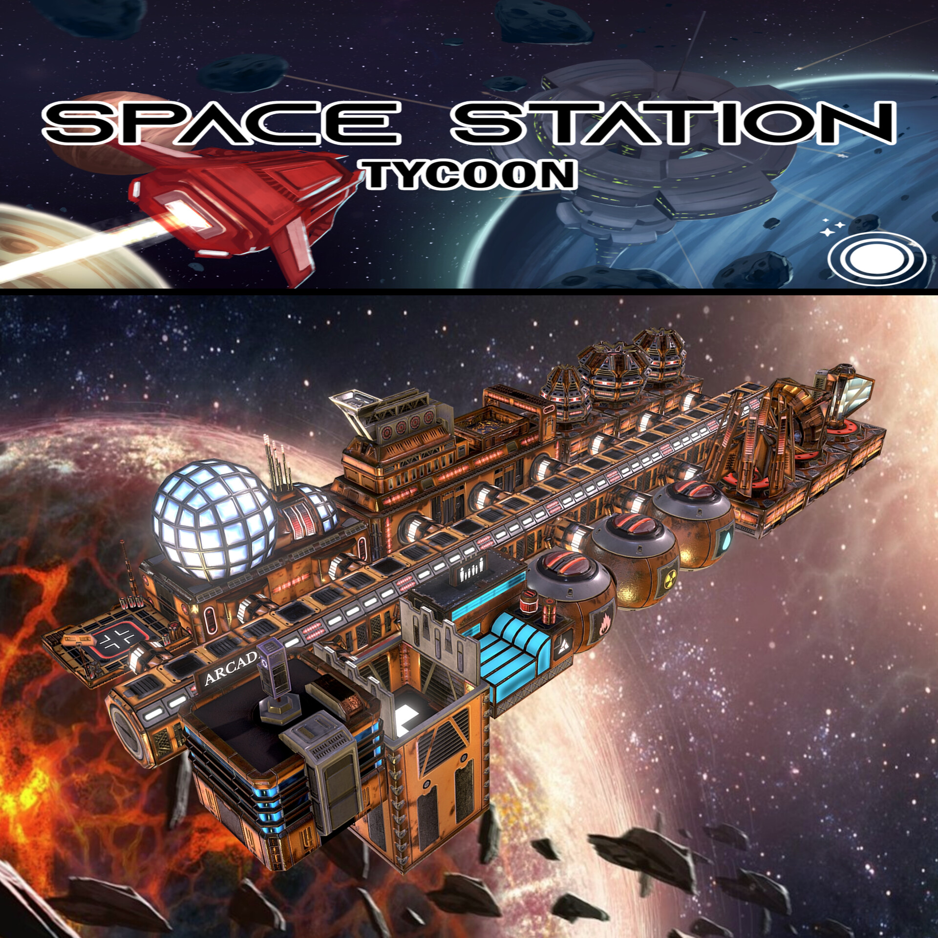 ArtStation - Space Station Tycoon Concept (GameReady)