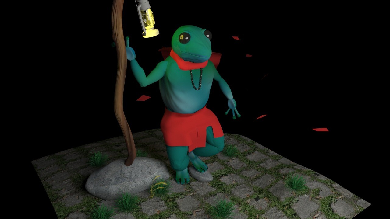 ArtStation - Frog Game Character