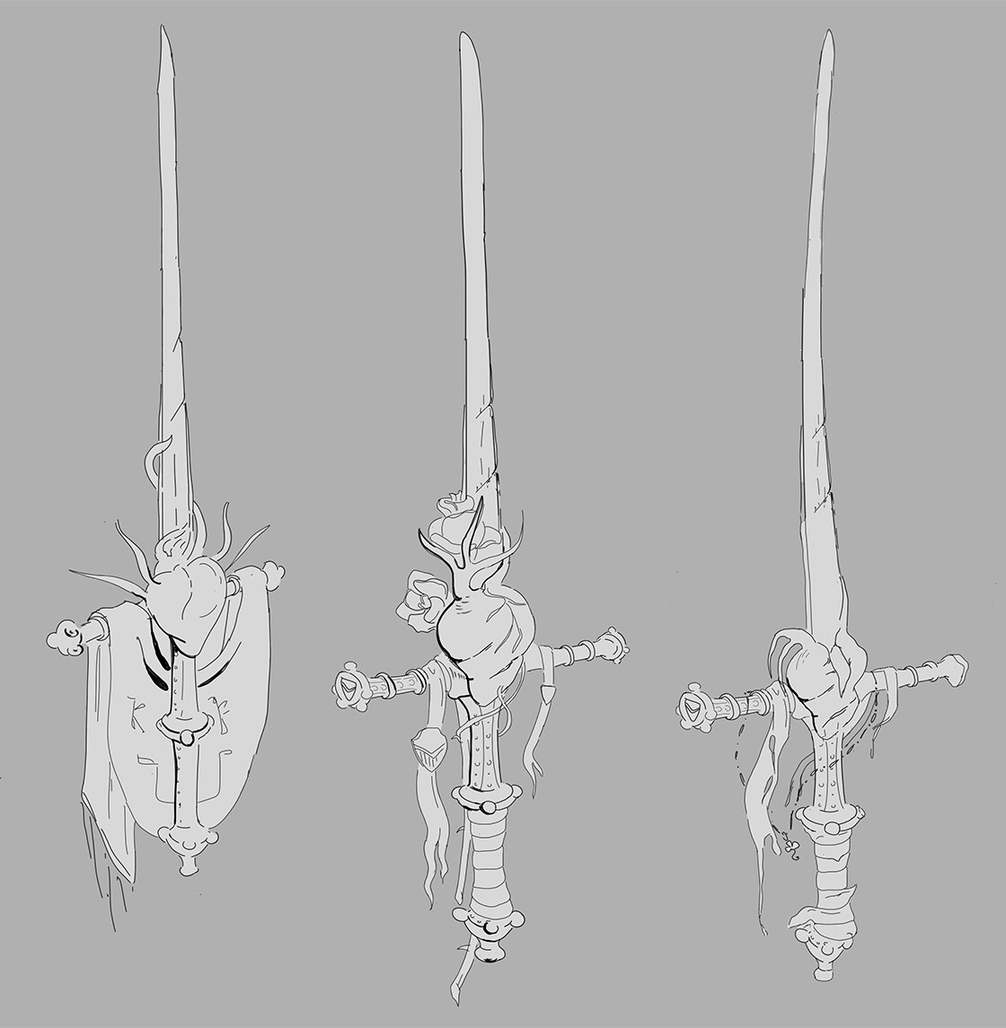 ArtStation - Weapon sketches