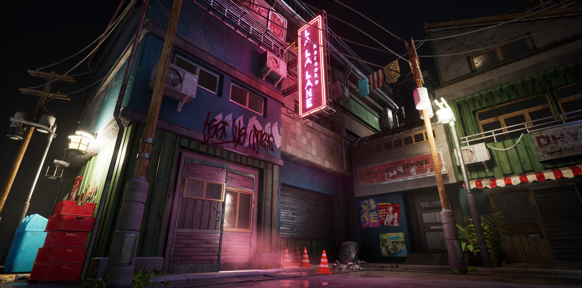 ArtStation - UE4 Project: La La Lane