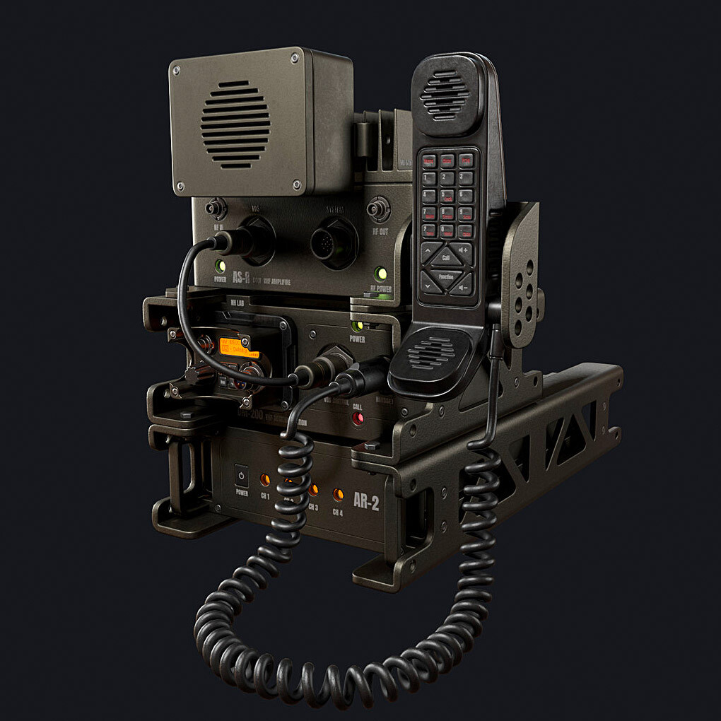 ArtStation - Radio Station - Game Prop