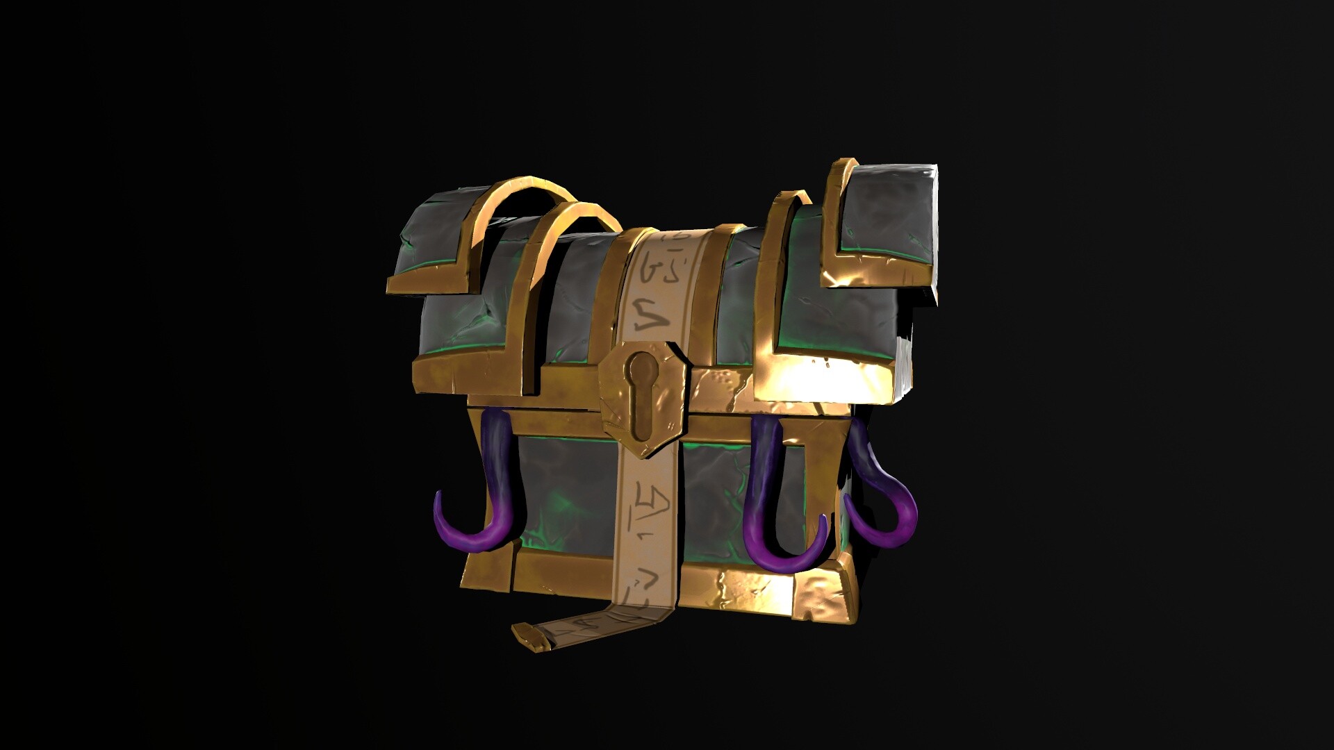 ArtStation - Forgotten rune chest