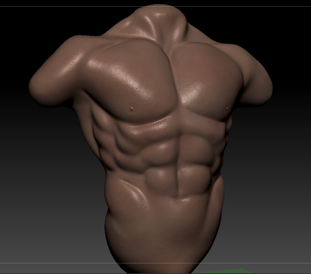 ArtStation - Muscled body
